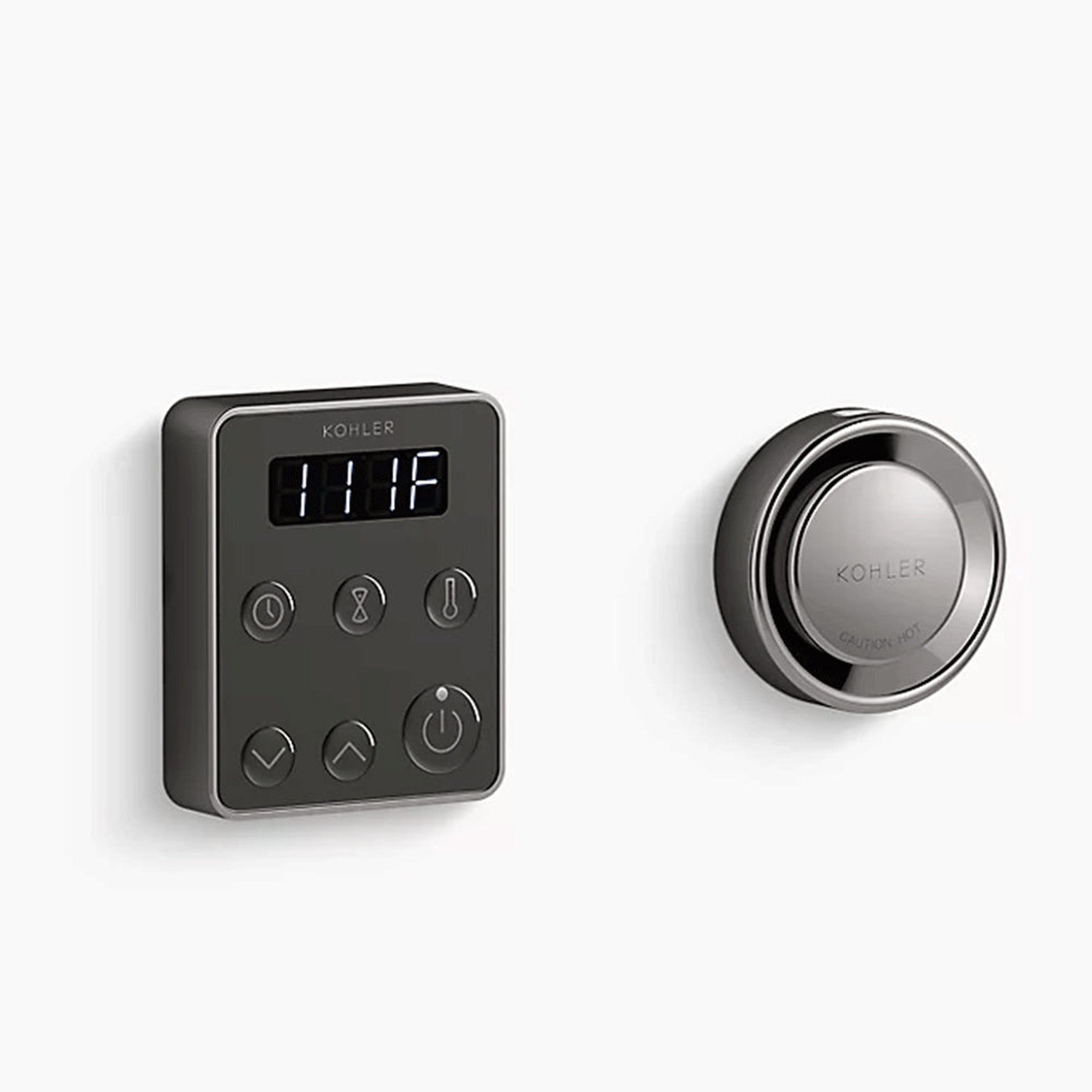 Kohler Invigoration Vibrant Titanium Brass Steam Generator Control Kit ...