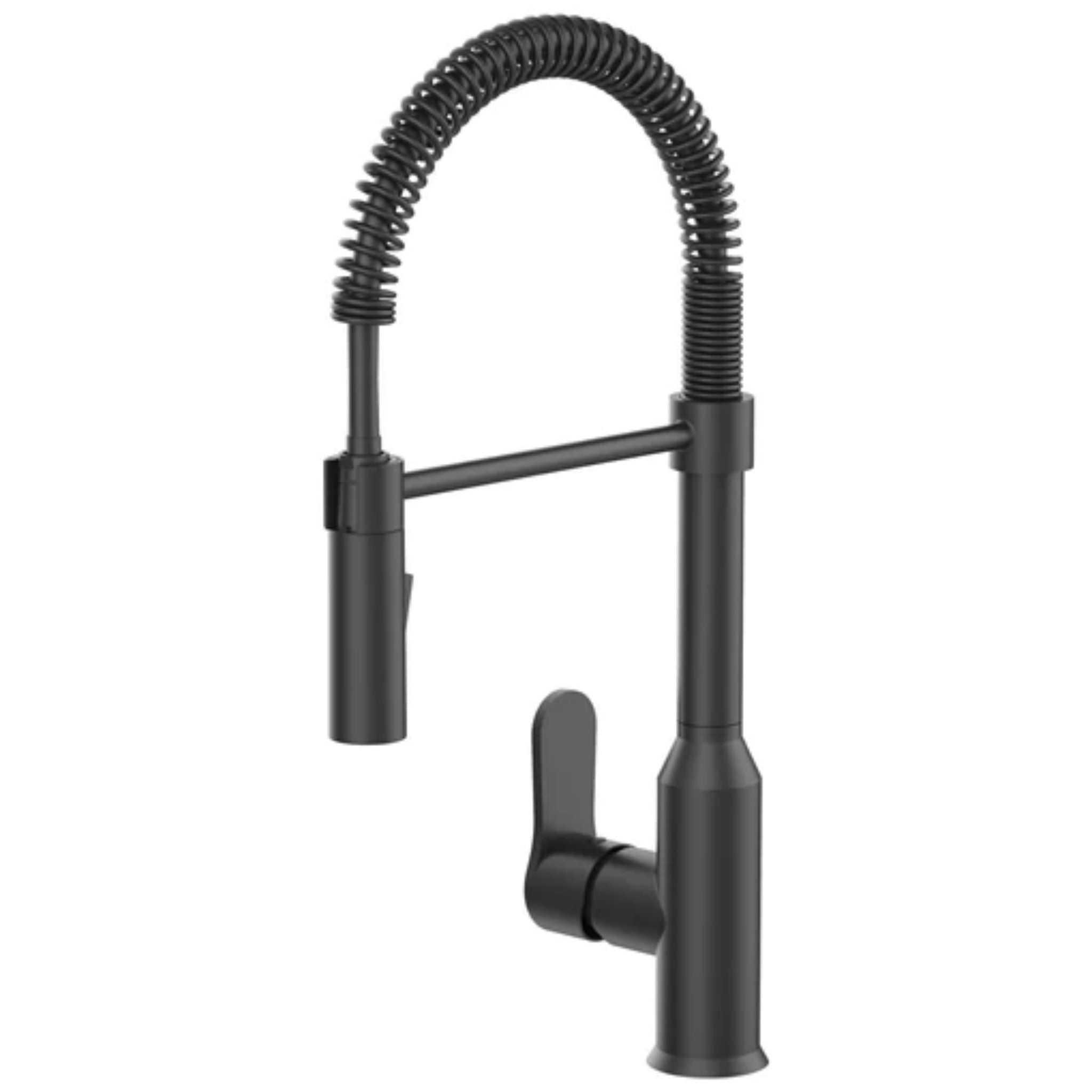LessCare Matte Black Modern Spring-Type Kitchen Faucet – US Bath Store