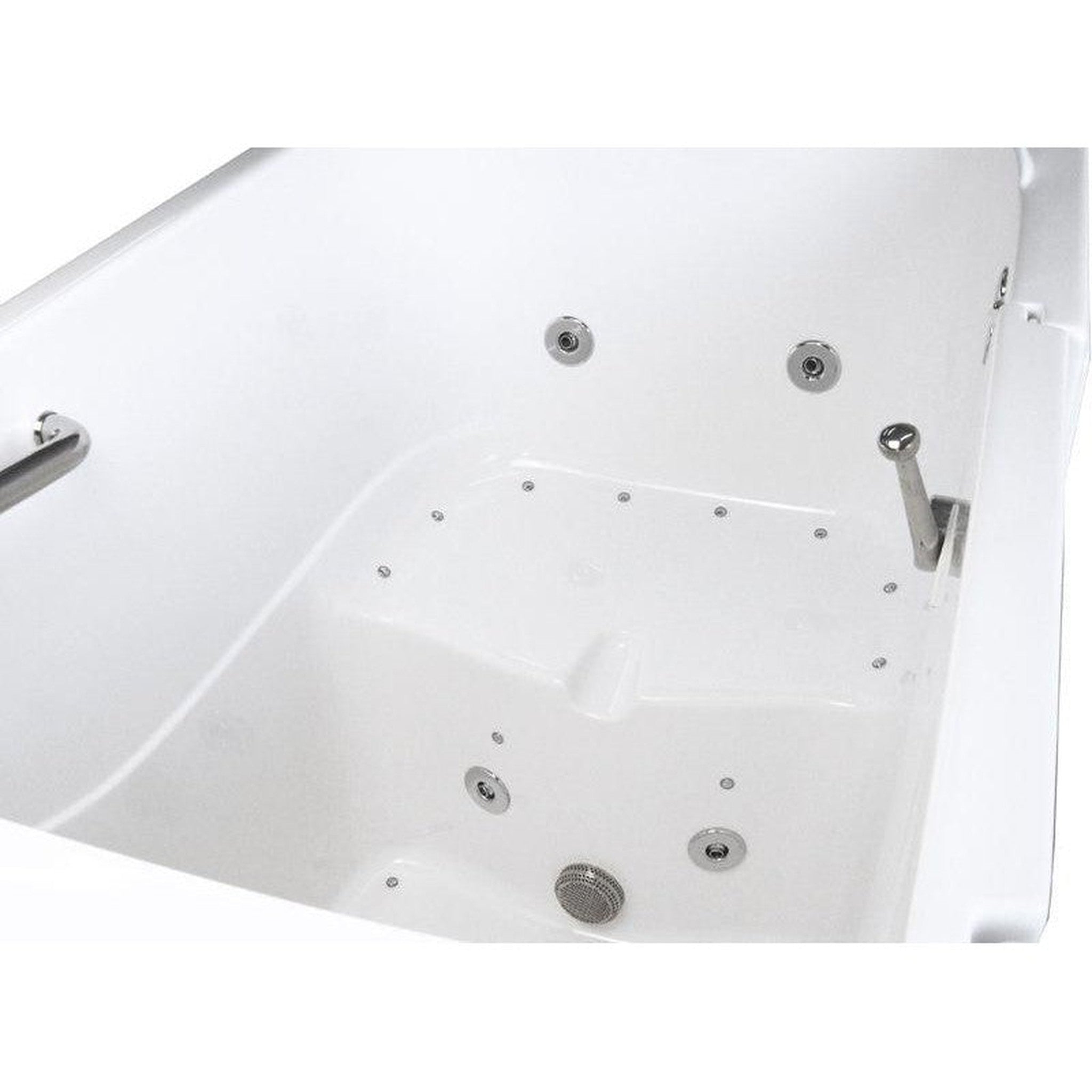 Mobility Bathworks 35"W x 55"L x 41"H Walk-In Left Hand Dual Jetted Tu ...