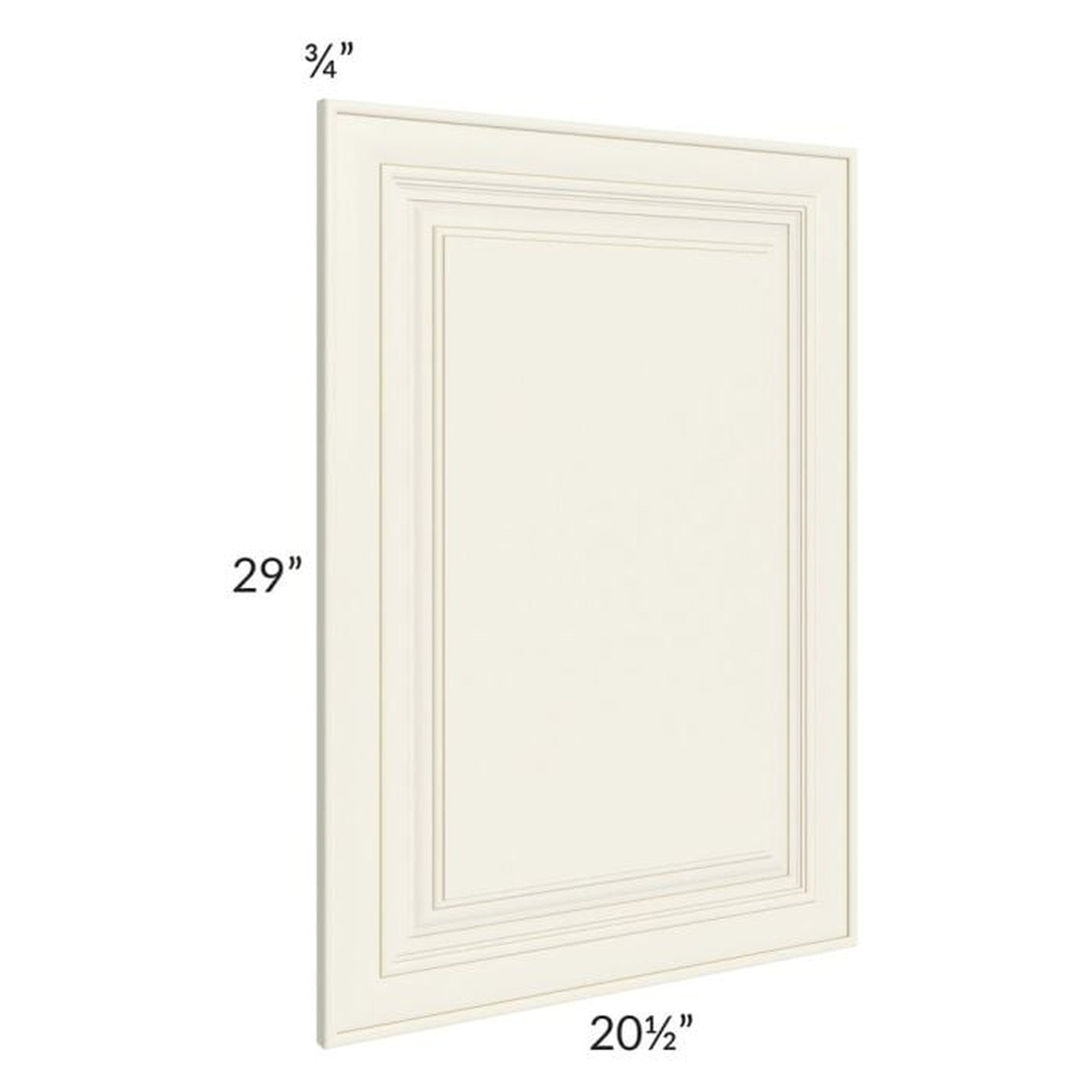 RTA Cambridge Antique White Glaze Vanity Decorative End Panel – US Bath ...