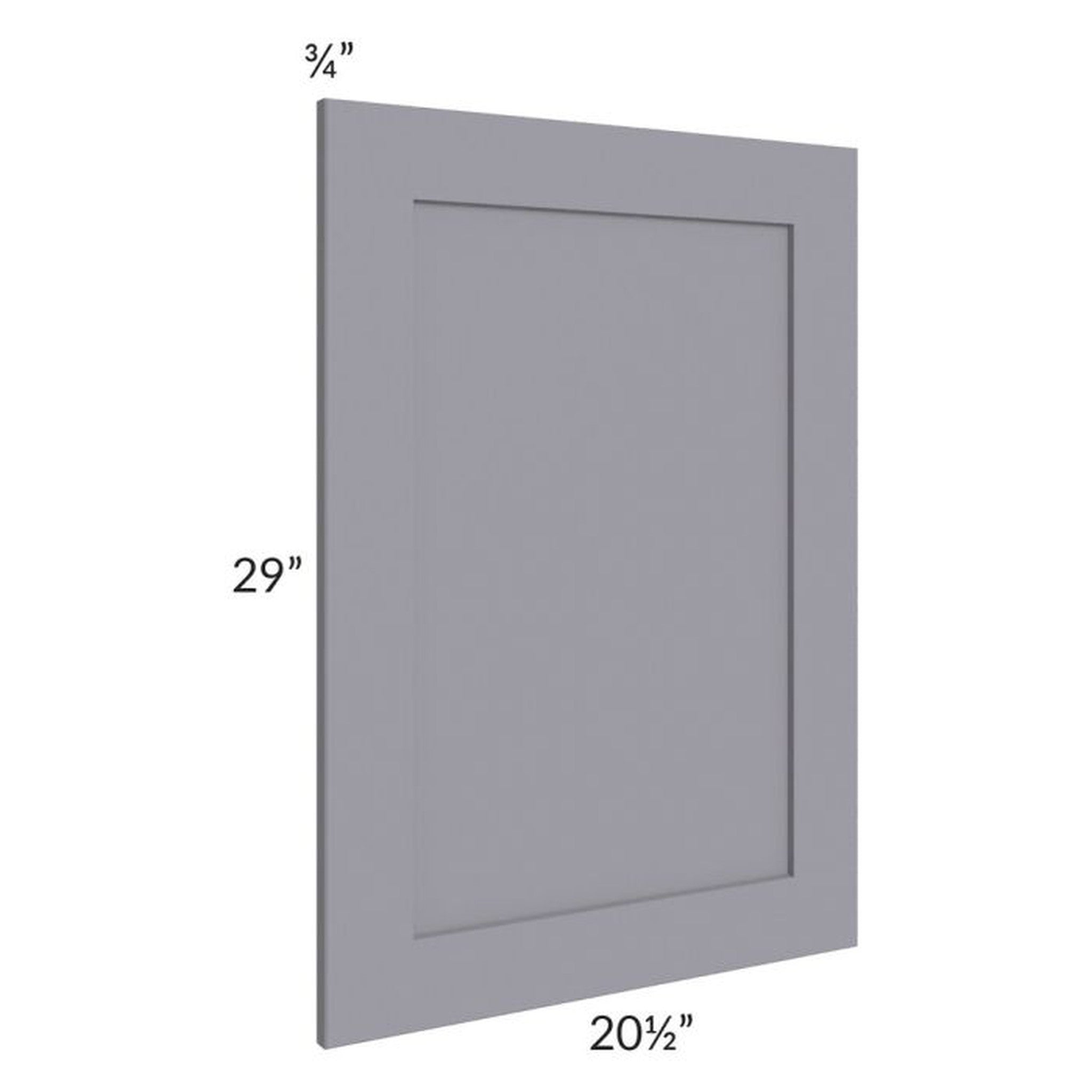 RTA Graphite Grey Shaker Vanity Decorative End Panel – US Bath Store