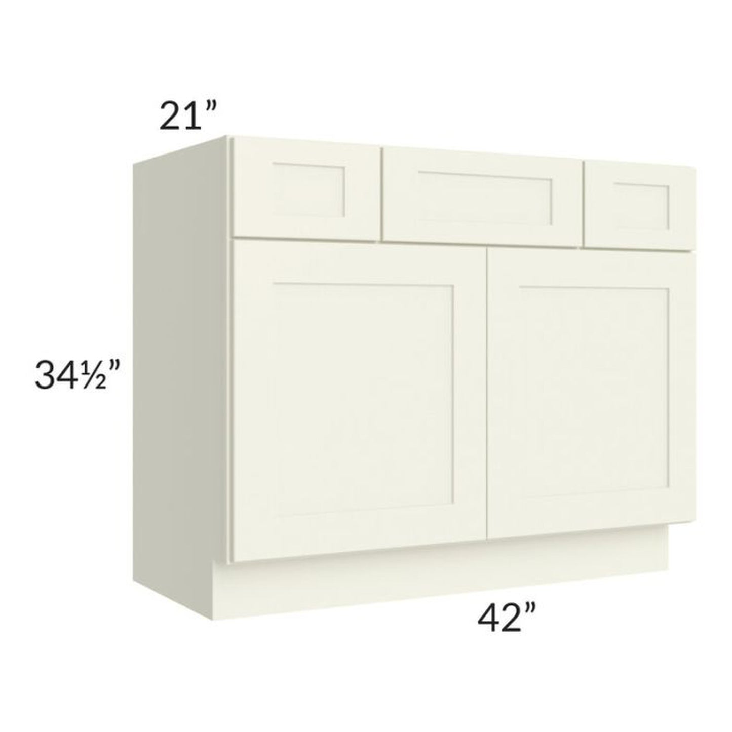 RTA Linen Shaker 42" SA-VSD42 Vanity Base Cabinet – US Bath Store