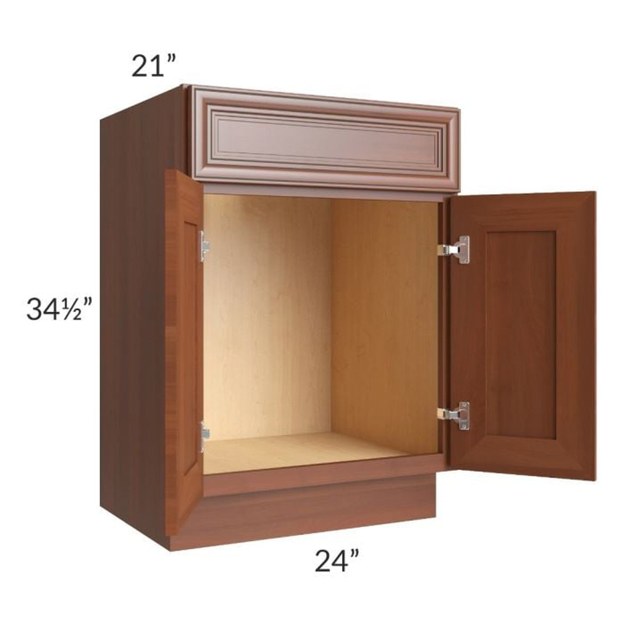 RTA Phoenix Caramel Glaze 24" Vanity Sink Base Cabinet – US Bath Store