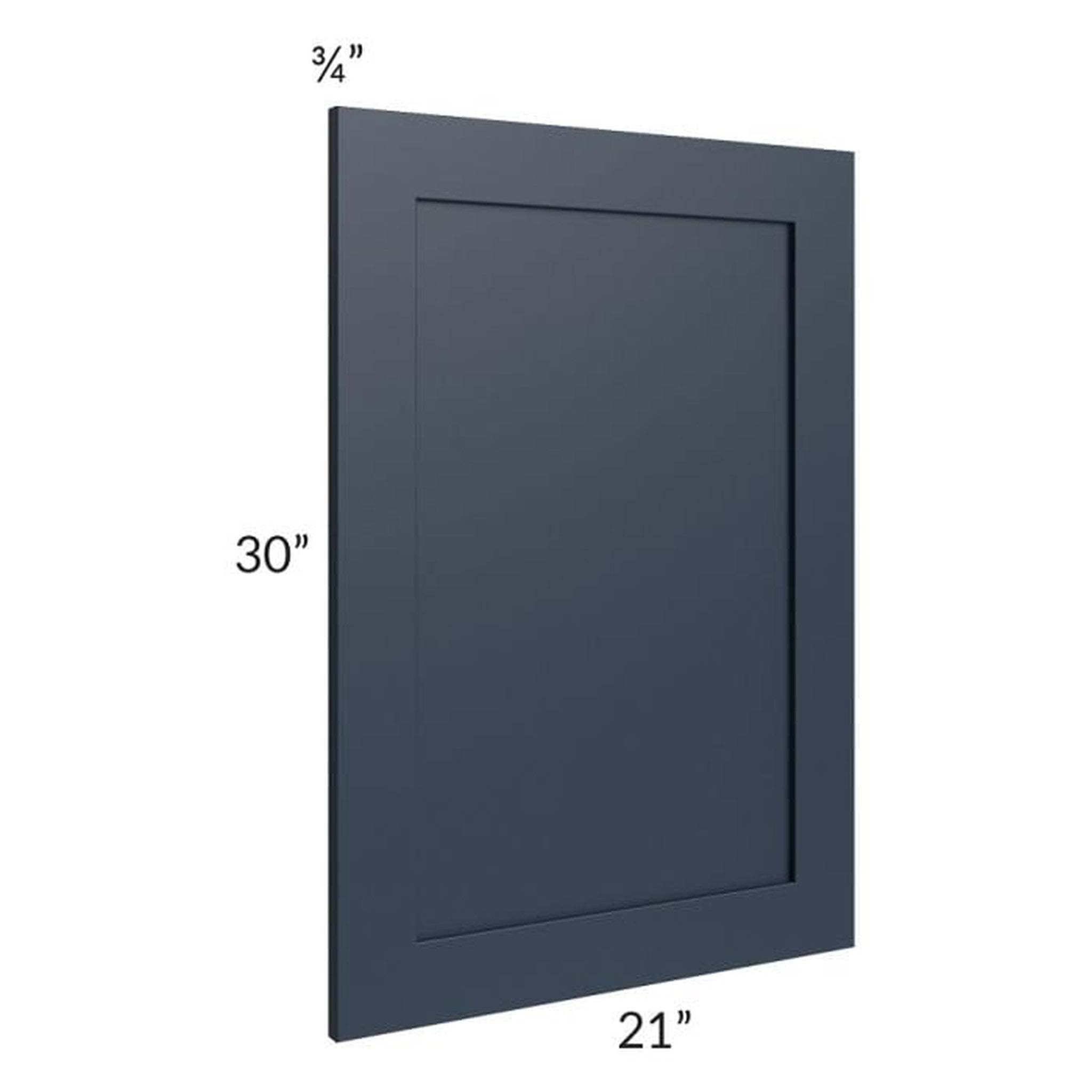 RTA Southport Blue Shaker Vanity Base Decorative Panel – US Bath Store