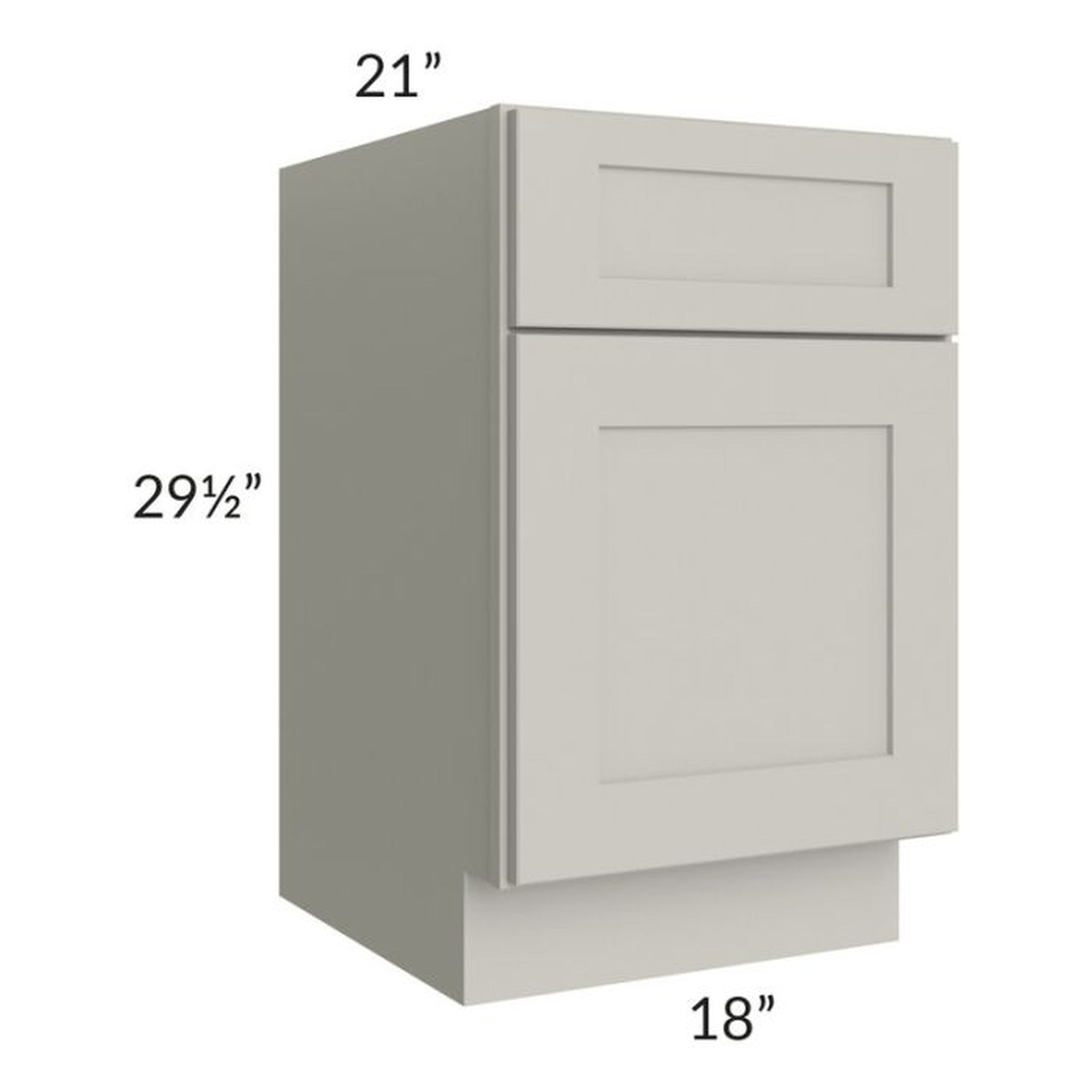 RTA Stone Shaker 18" Drawer File Base Cabinet – US Bath Store