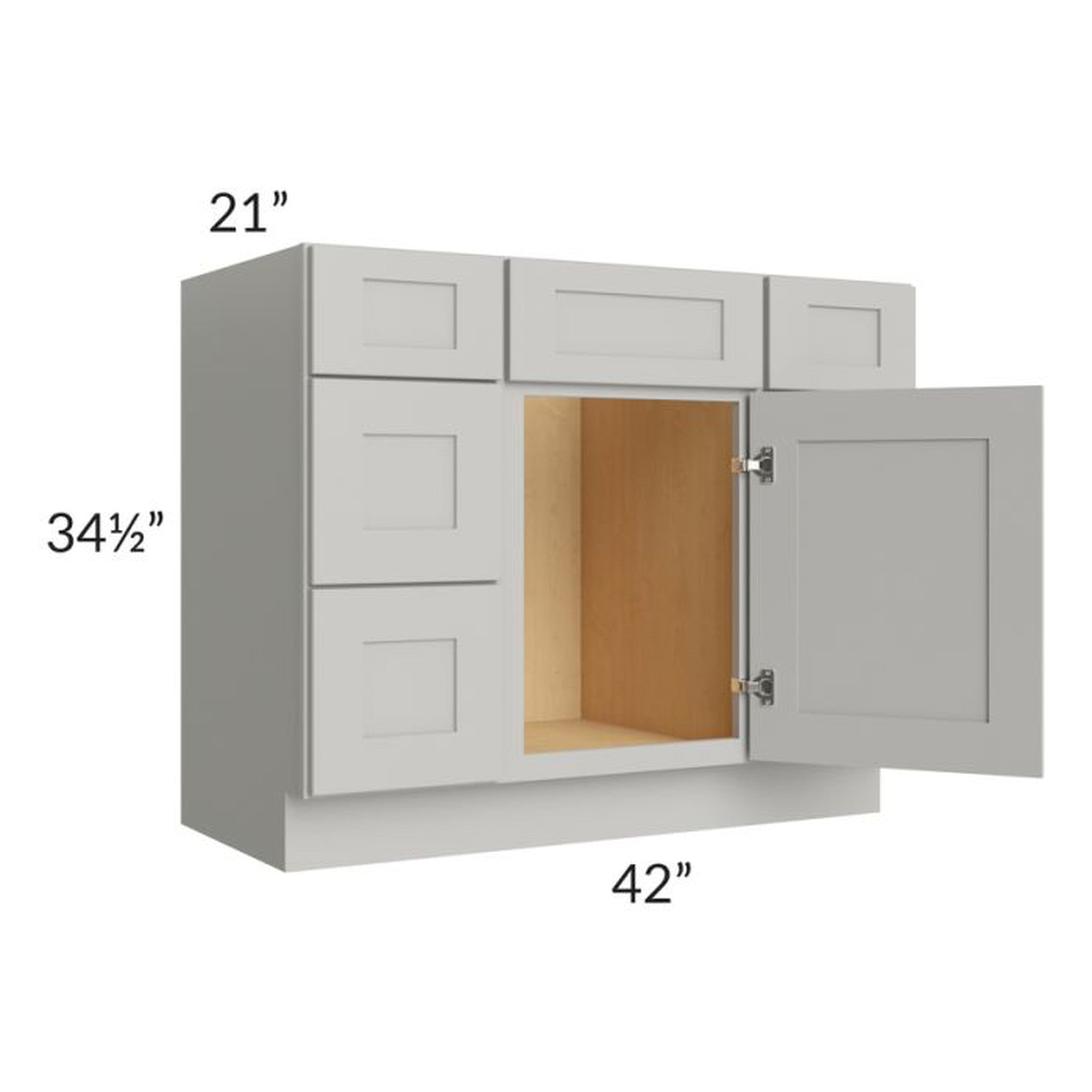 RTA Stone Shaker 42" SD-VDDB42 Vanity Base Cabinet – US Bath Store