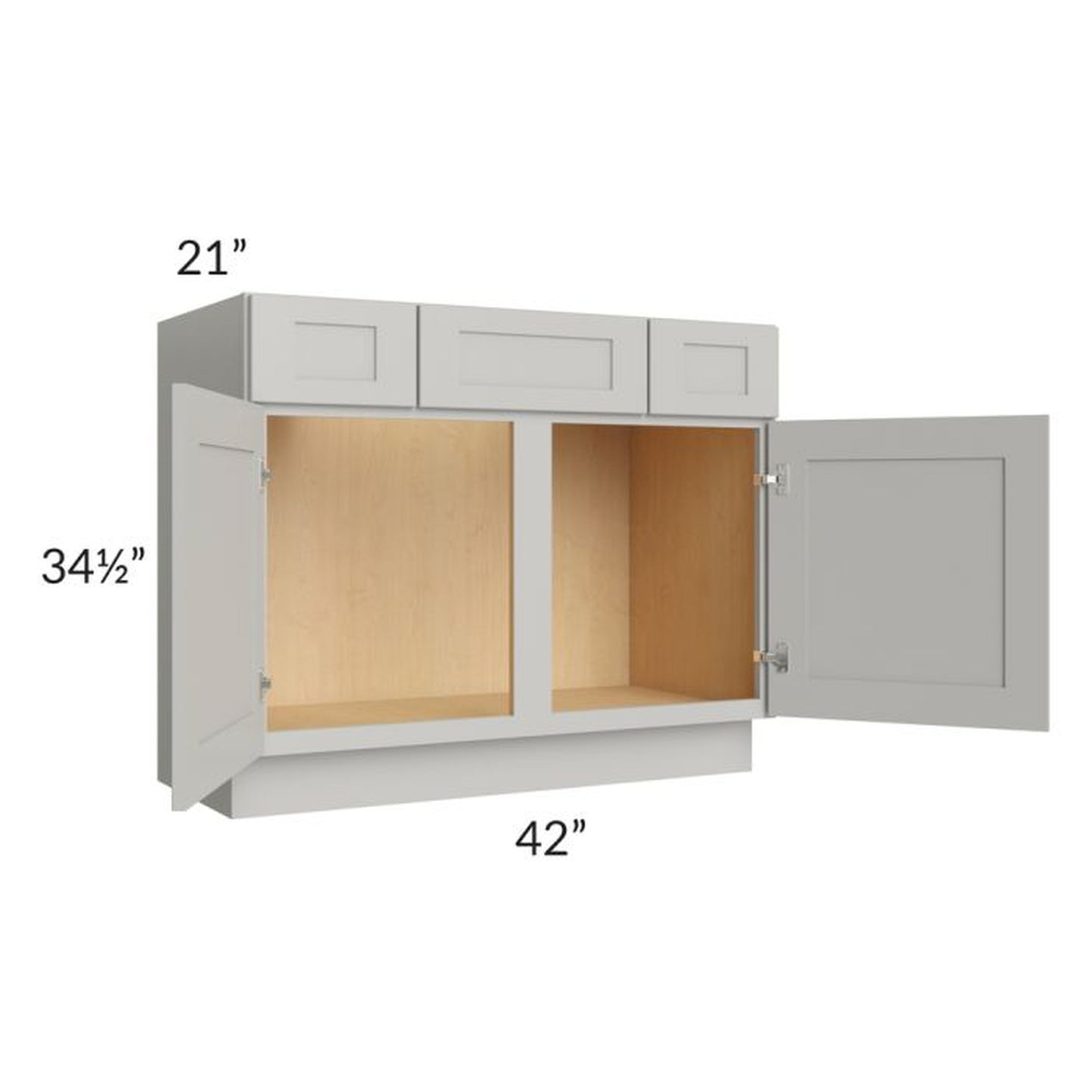 RTA Stone Shaker 42" SD-VSD42 Vanity Base Cabinet – US Bath Store