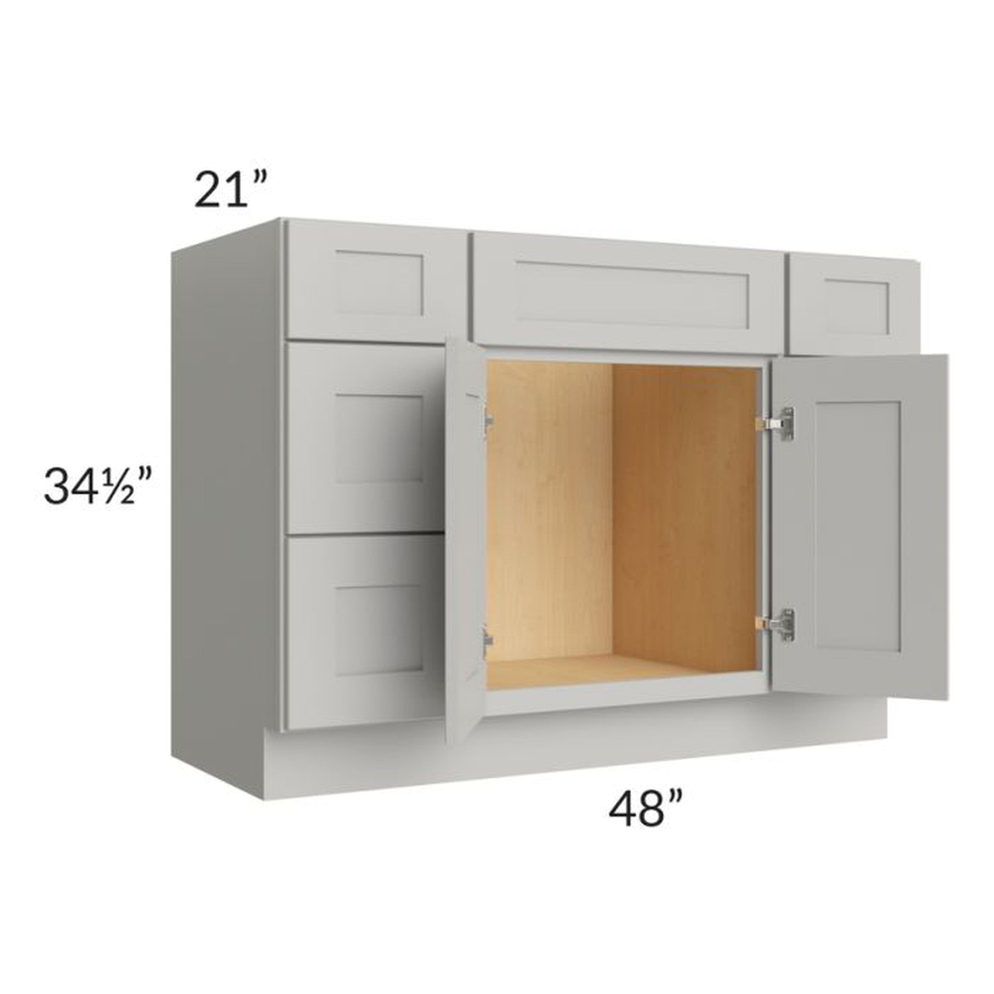 RTA Stone Shaker 48" SD-VDDB48 Vanity Base Cabinet – US Bath Store