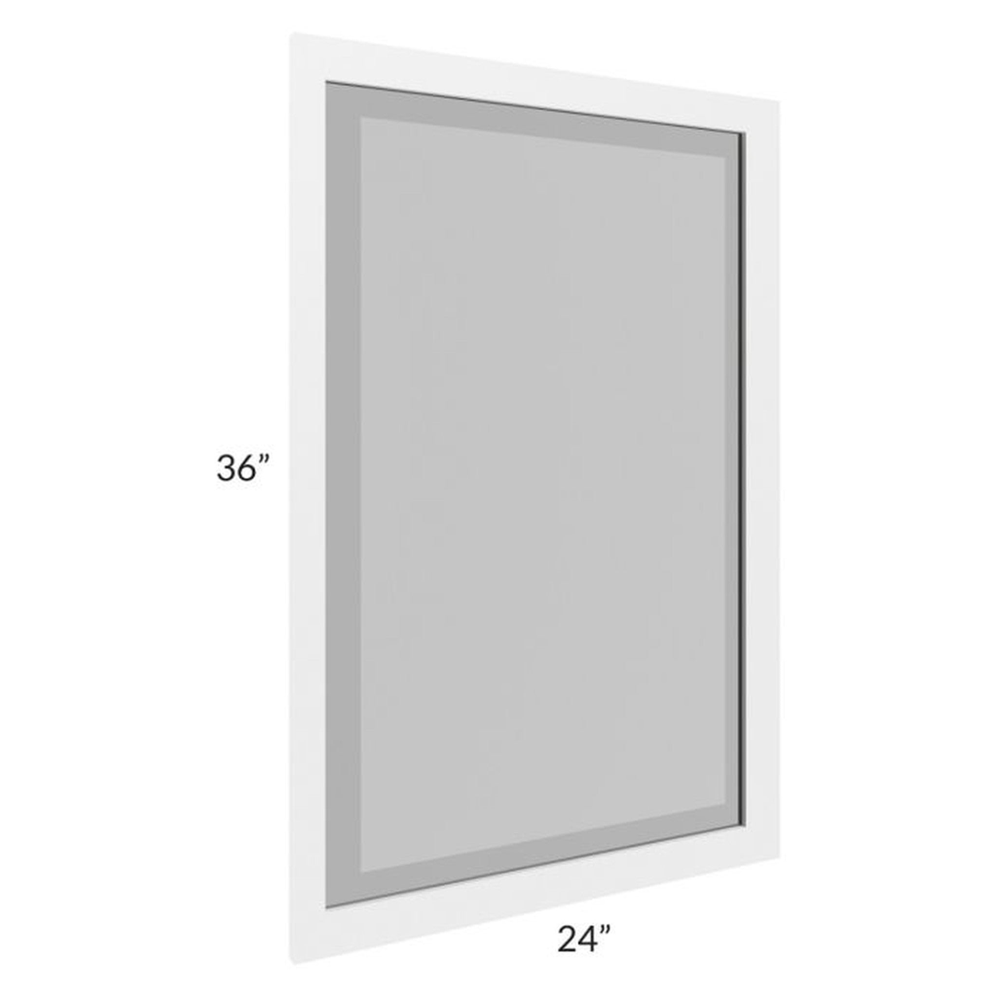 RTA Township White 24x36 Vanity Mirror – US Bath Store