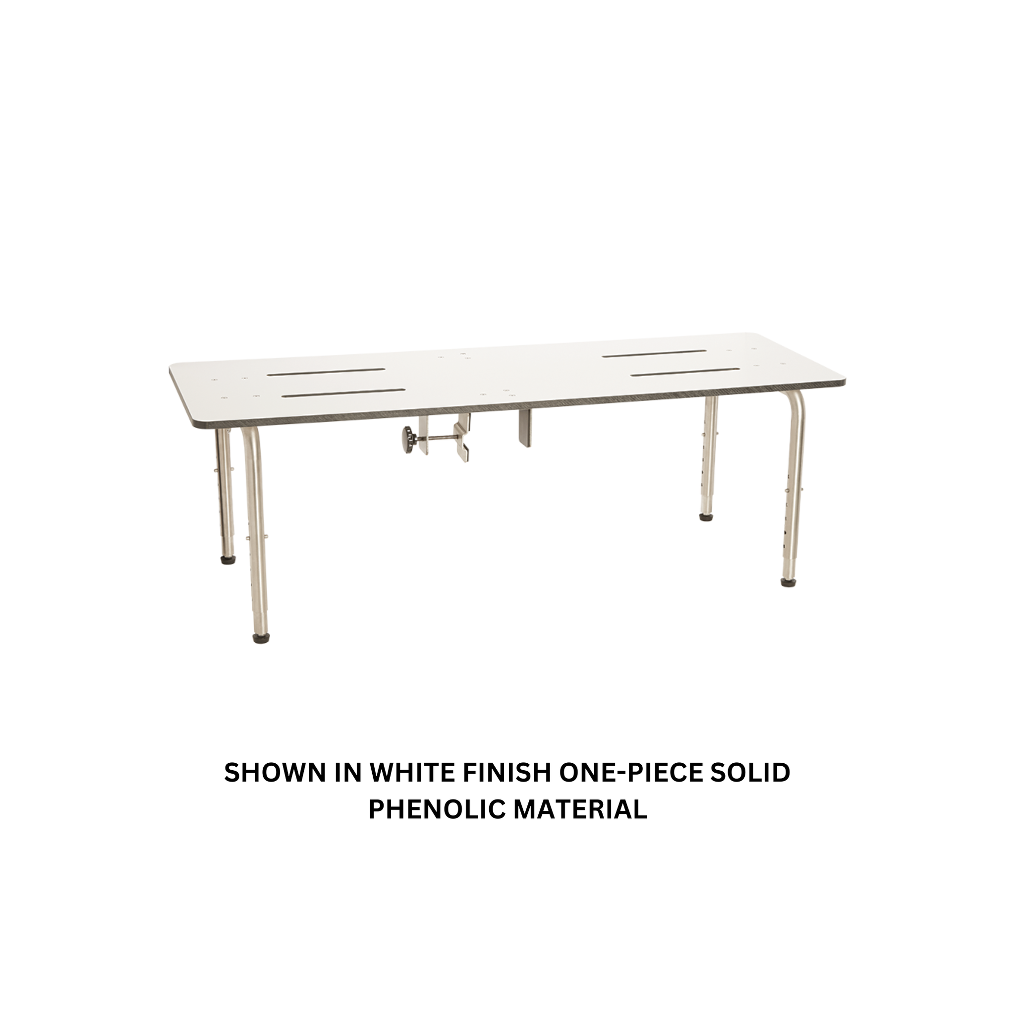 Seachrome Redondo 44" W x 19" H Rustic Teak One-Piece Solid Phenolic S ...