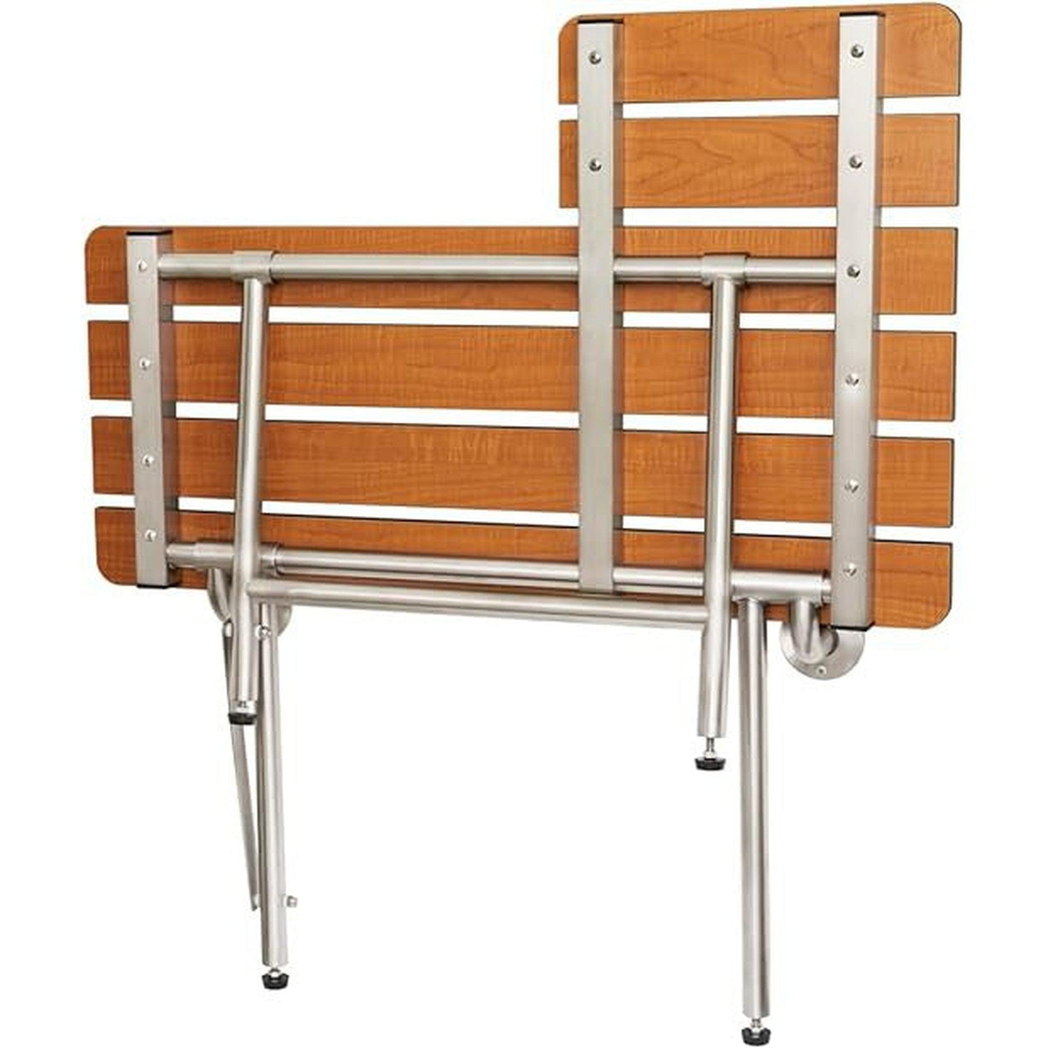 Seachrome Signature Series 26" W x 23" D Teak 3" Phenolic Slats Left-H ...