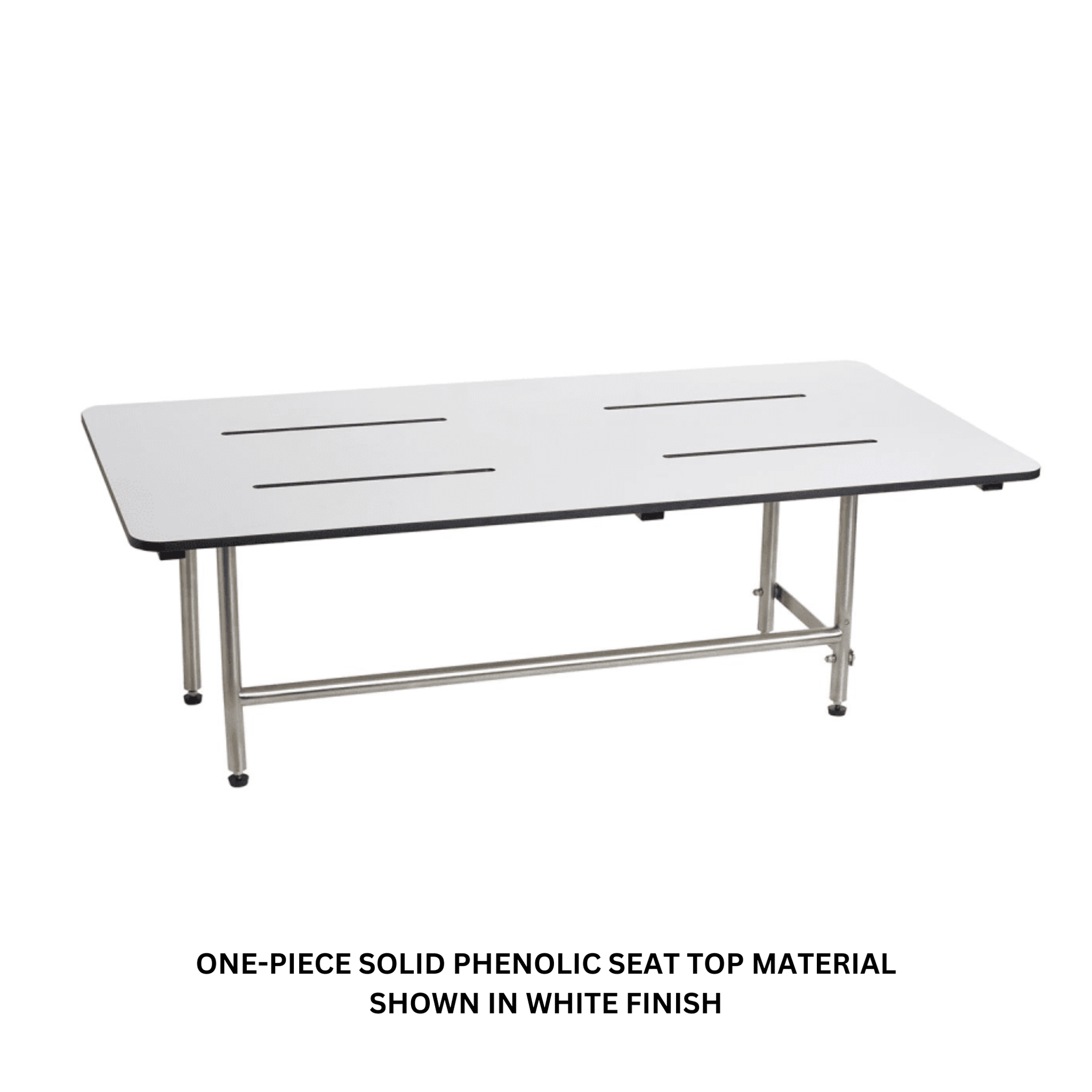 Seachrome Signature Series 48" W x 24" D Teak One-Piece Solid Phenolic ...