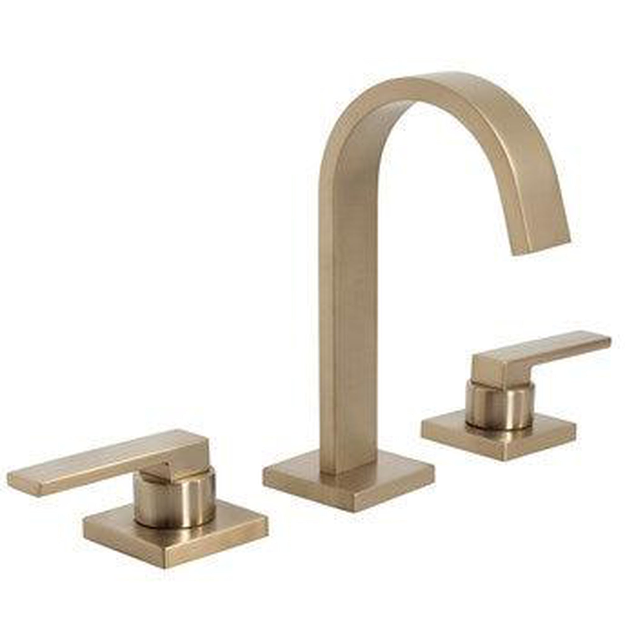 Speakman Lura 1.2 GPM Platform Lever Handle Brushed Bronze Widespread ...