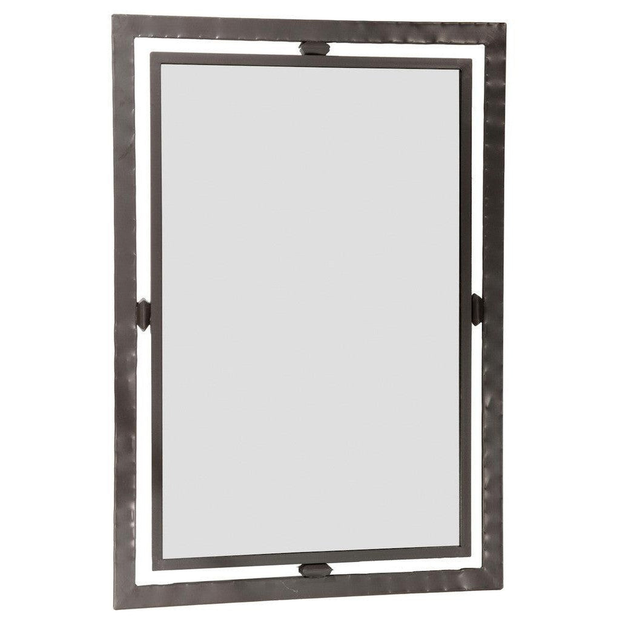 Stone County Ironworks Forest Hill 27" x 40" Large Hand Rubbed Pewter ...