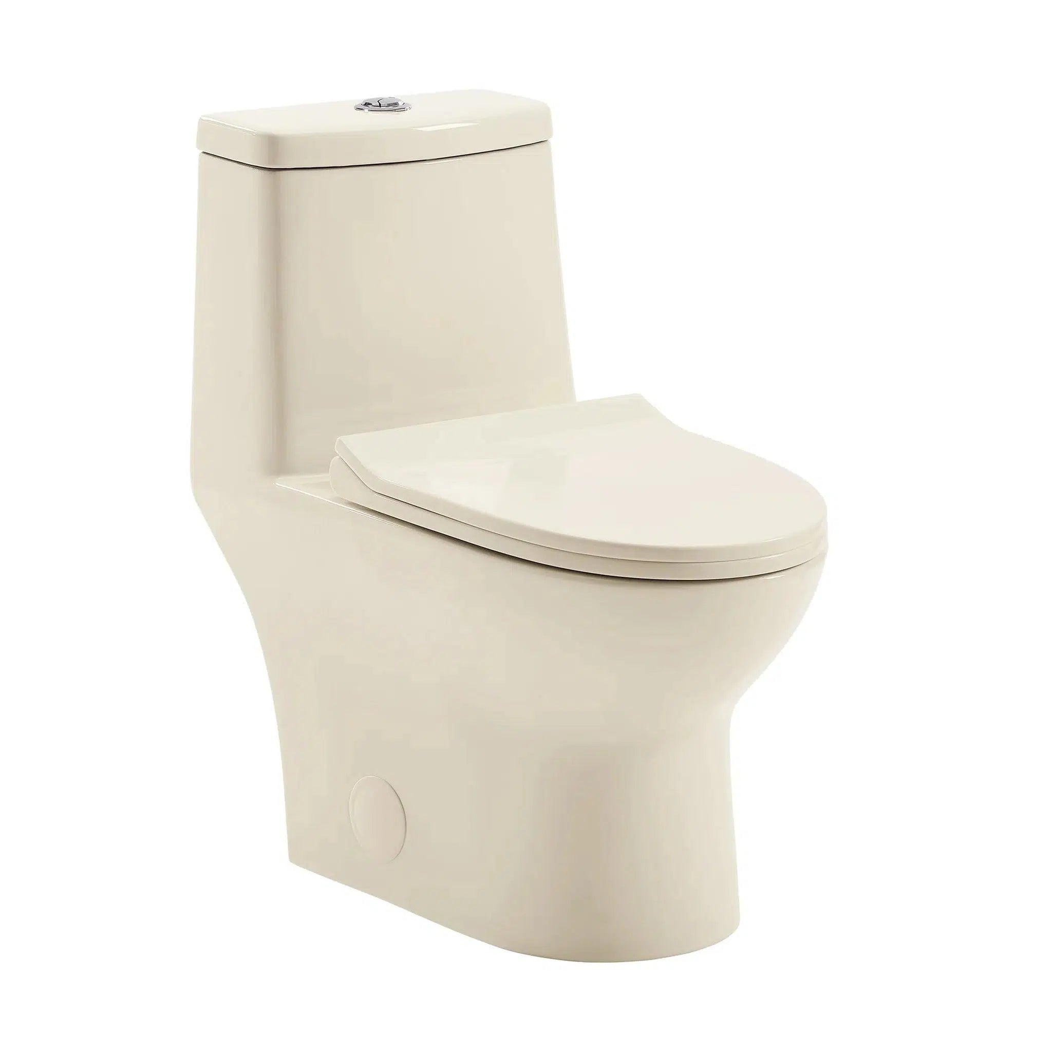 Swiss Madison Ivy 14" x 28" Bisque One-Piece Elongated Floor Mounted T ...