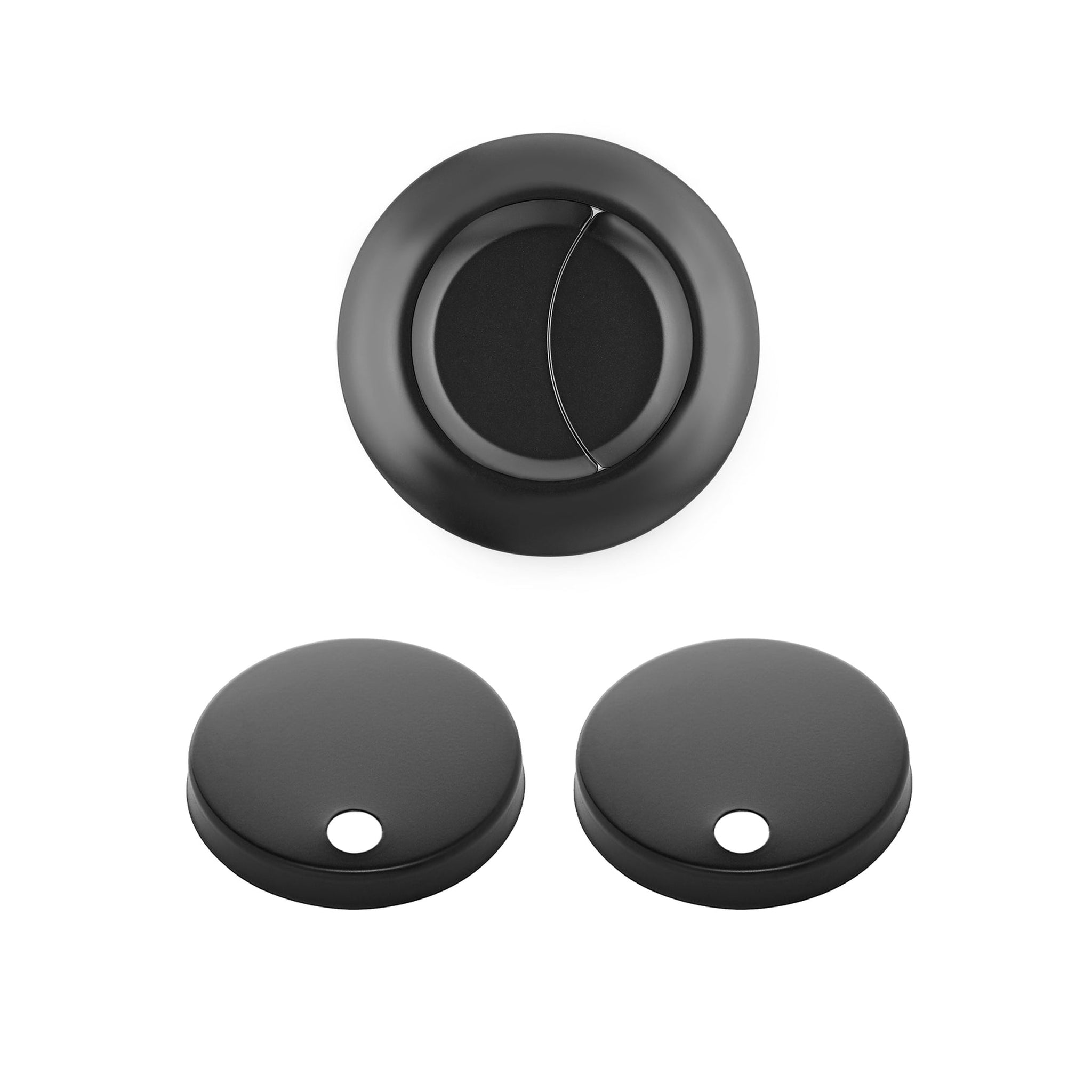 Swiss Madison Round Black Toilet Push Buttons With QQ Feet For SM-1T25 ...