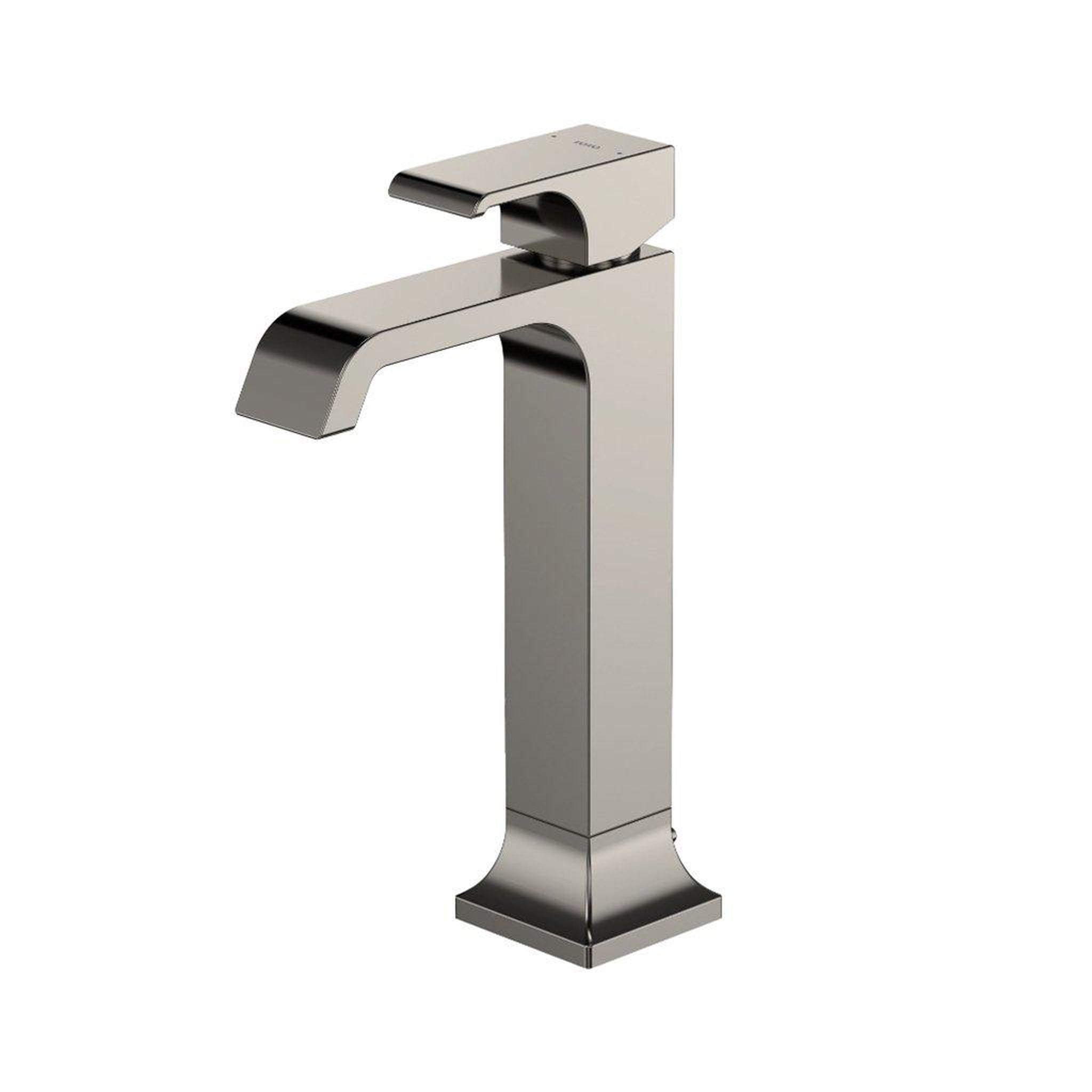 TOTO GC Polished Nickel 1.2 GPM Single-Handle Vessel Bathroom Sink Fau ...