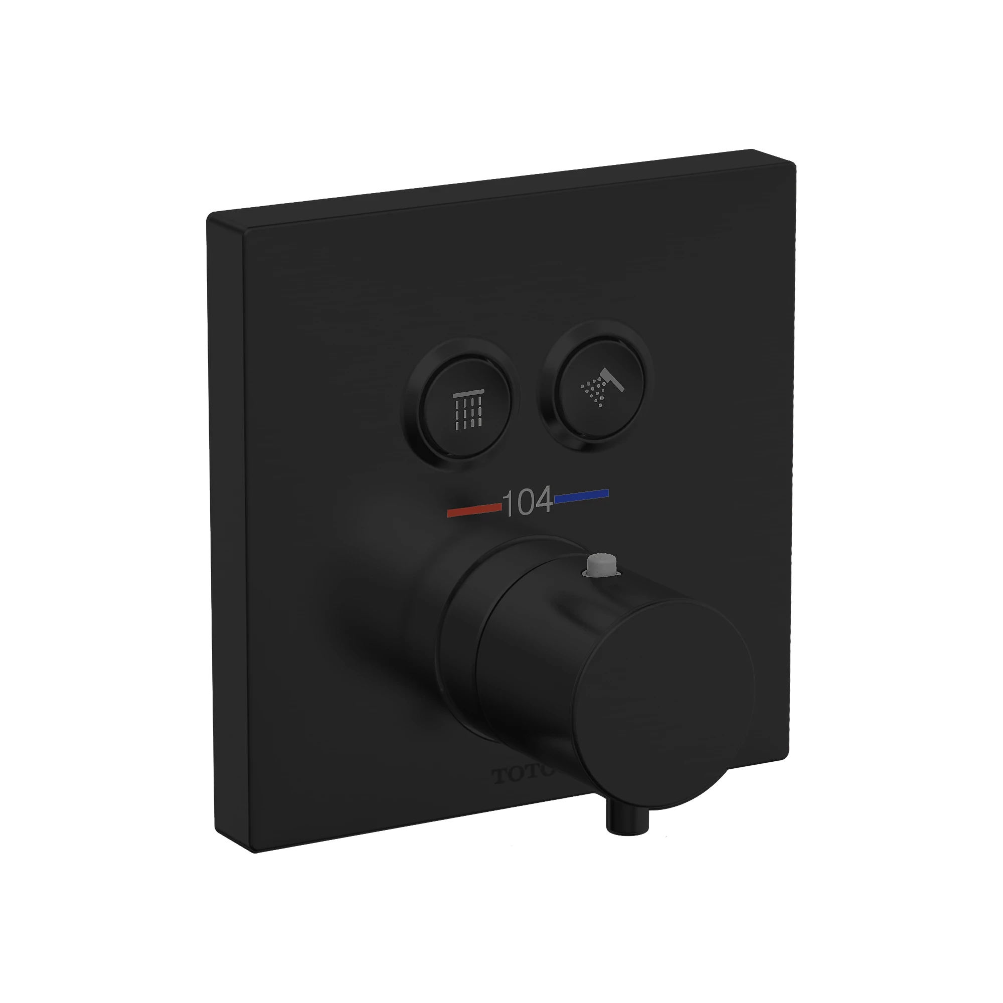 TOTO Matte Black Thermostatic Mixing Valve 2-Function Trim – US Bath Store