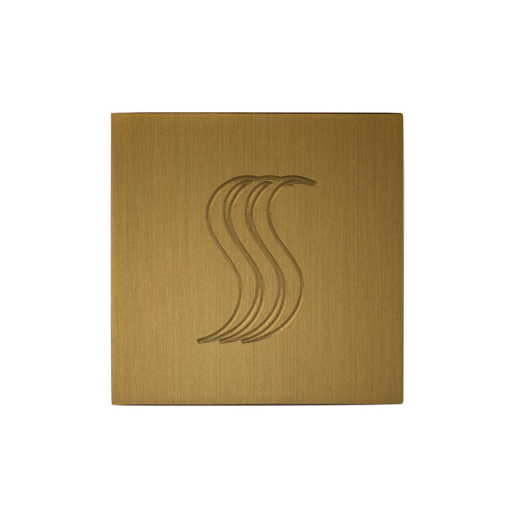 ThermaSol 2" x 2" Antique Brass Finish SteamVection Square Steam Head ...