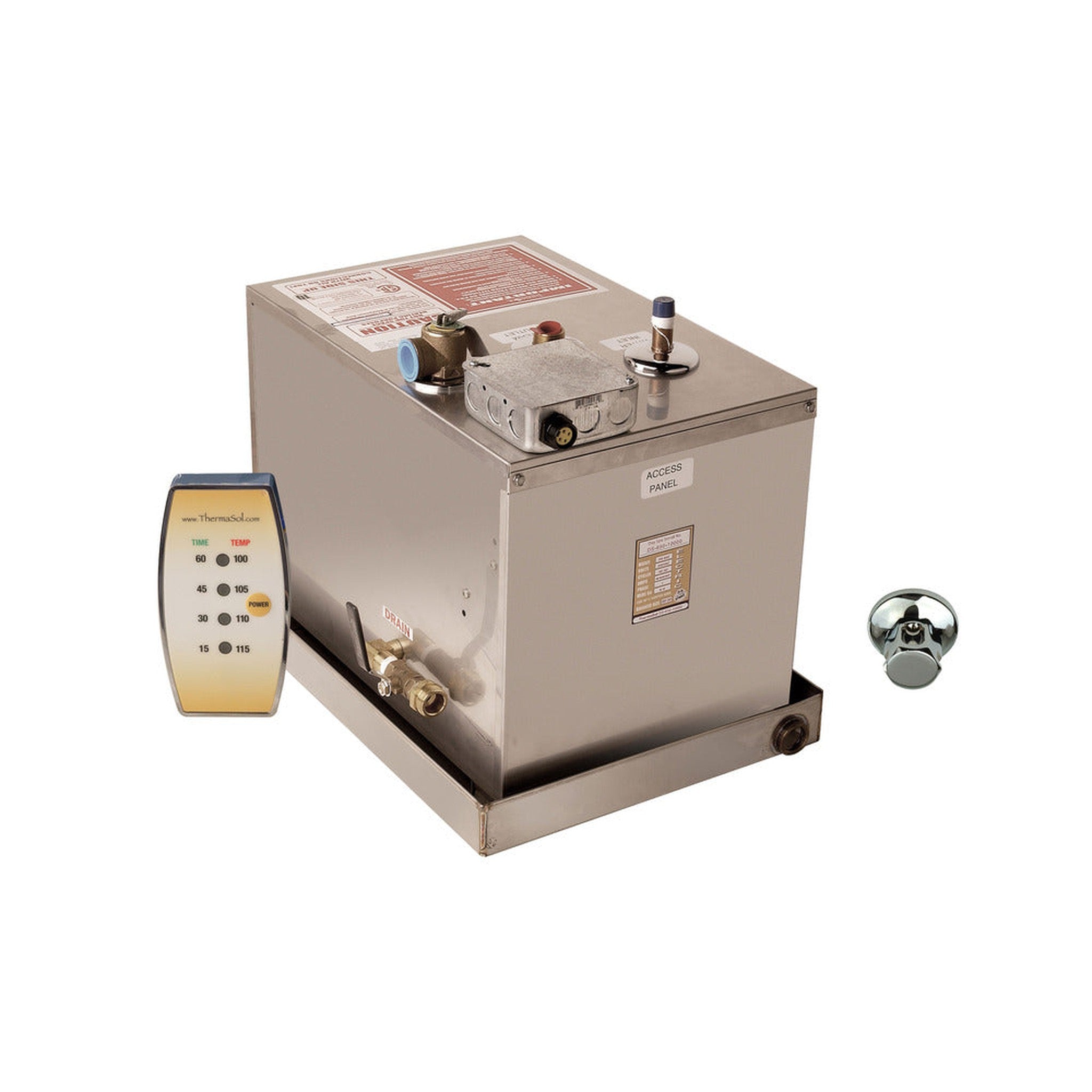 ThermaSol 250 Cu. Ft. 12kW Day Spa 4-Room Steam Generator – US Bath Store