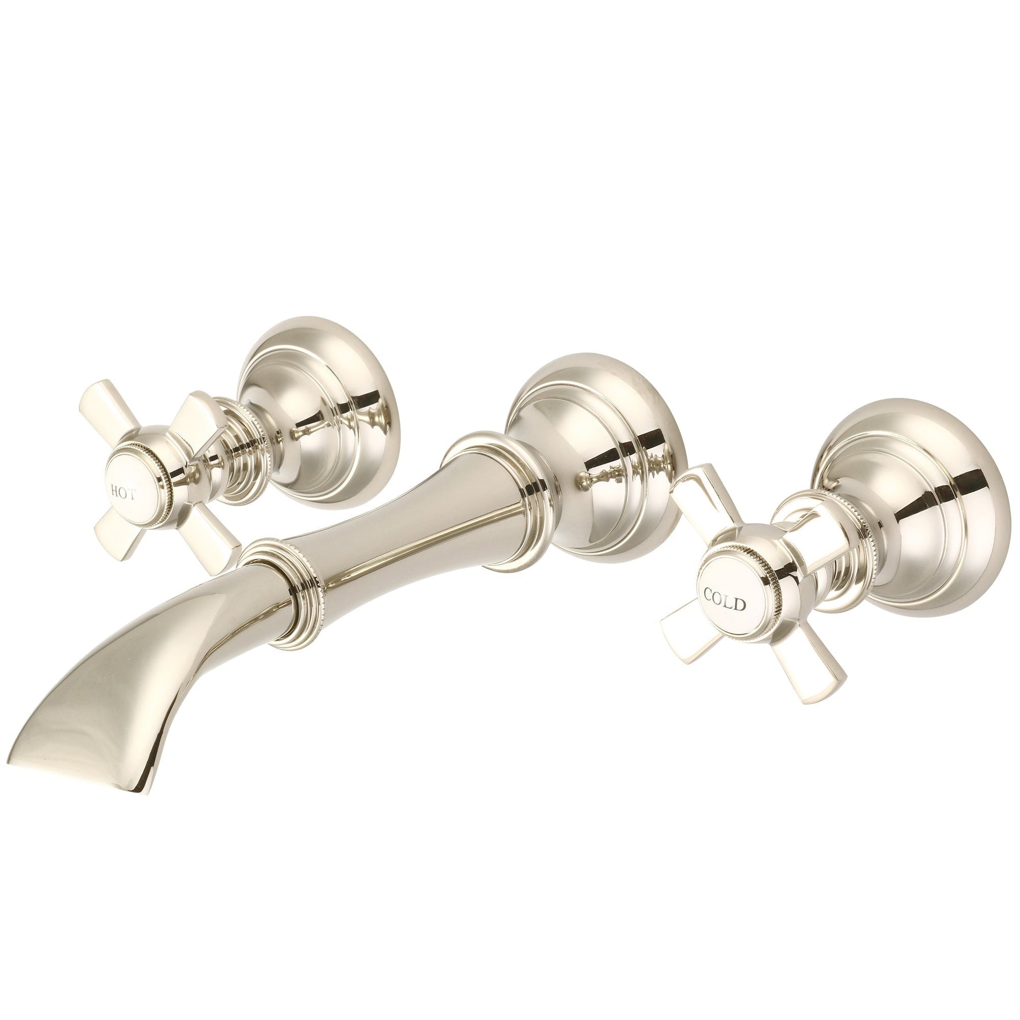 Water Creation Waterfall Style Wall-Mounted Lavatory F4-0004 8" Ivory ...