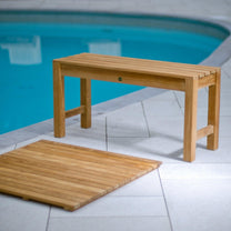 ARB Teak & Specialties Tile 30" x 30" Solid Teak Wood Shower Mat – US ...