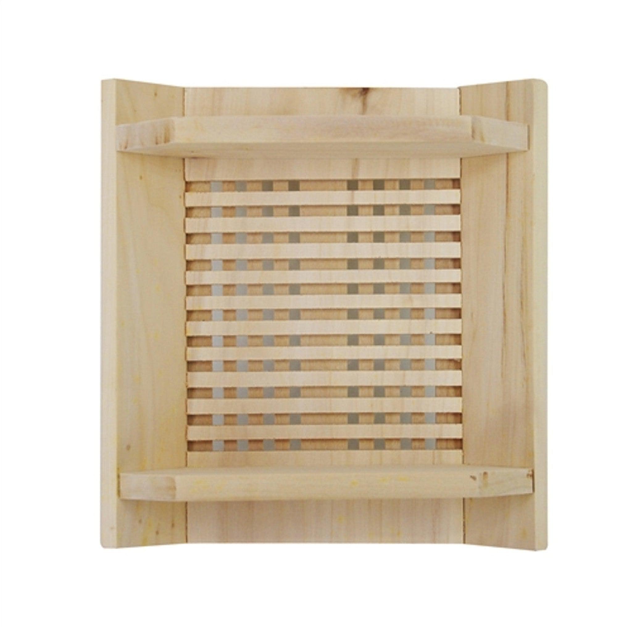 Aleko Sauna Lamp Shade in Pine Wood Finish – US Bath Store