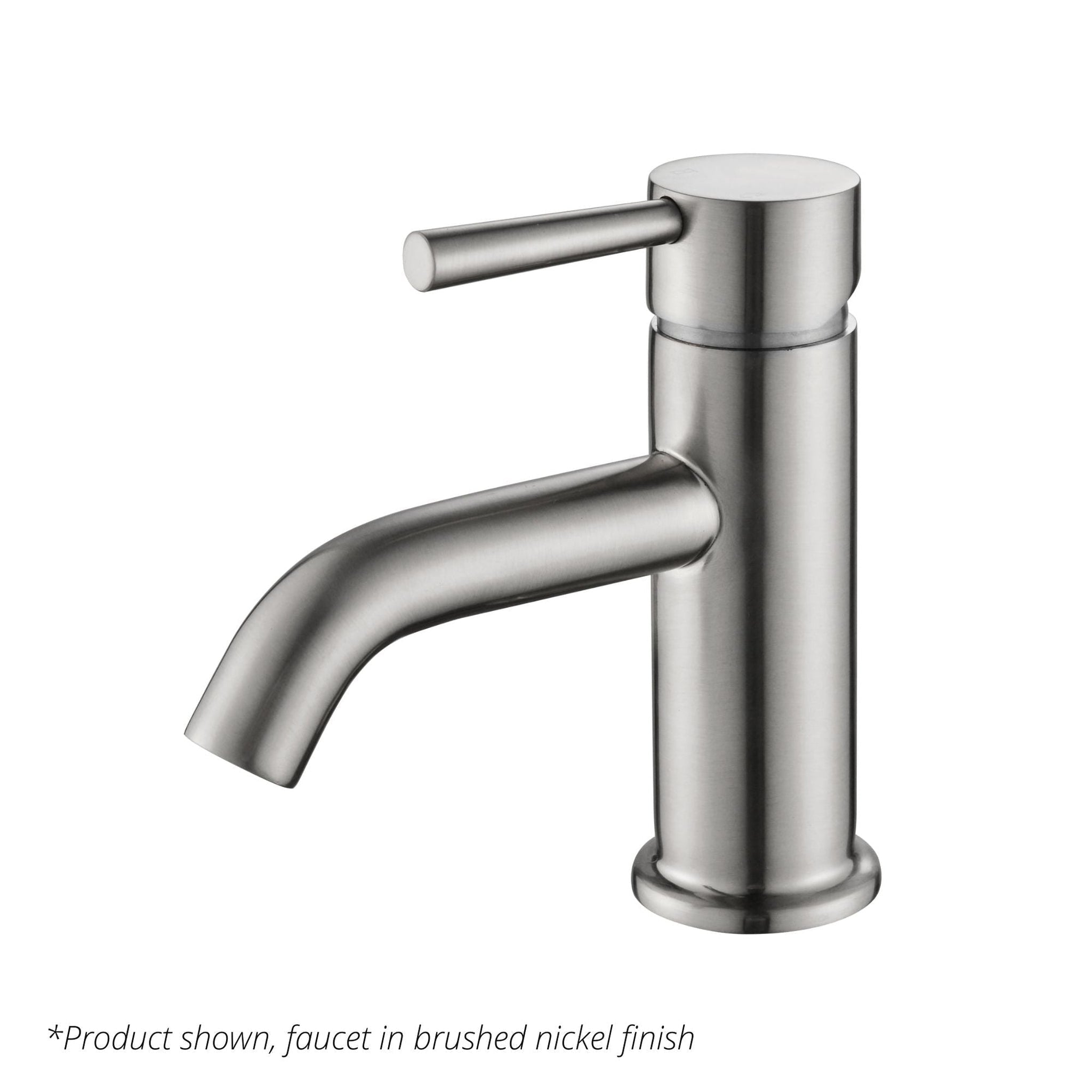 Duko FC359001 Single Handle Faucet in Brushed Nickel with Stainless St ...