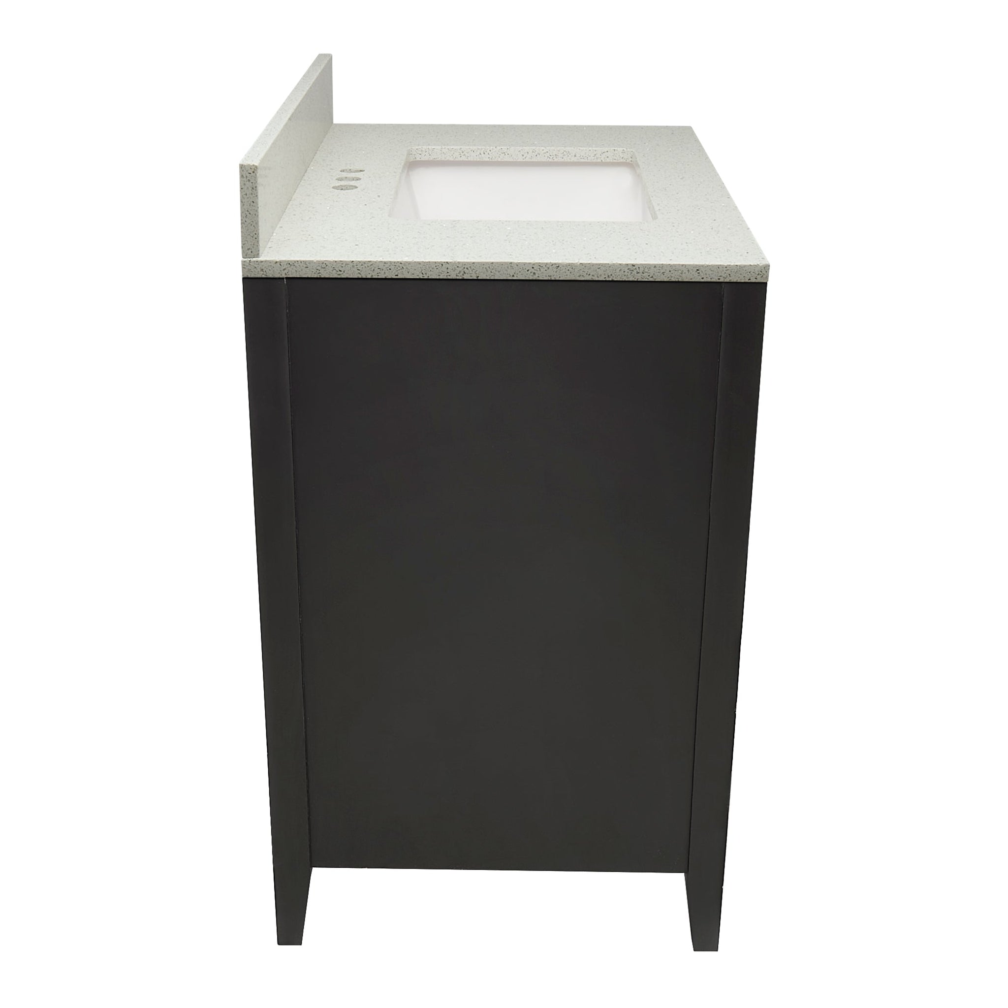 Ella's Bubbles Zermatt 31" Espresso Bathroom Vanity With Galaxy White ...
