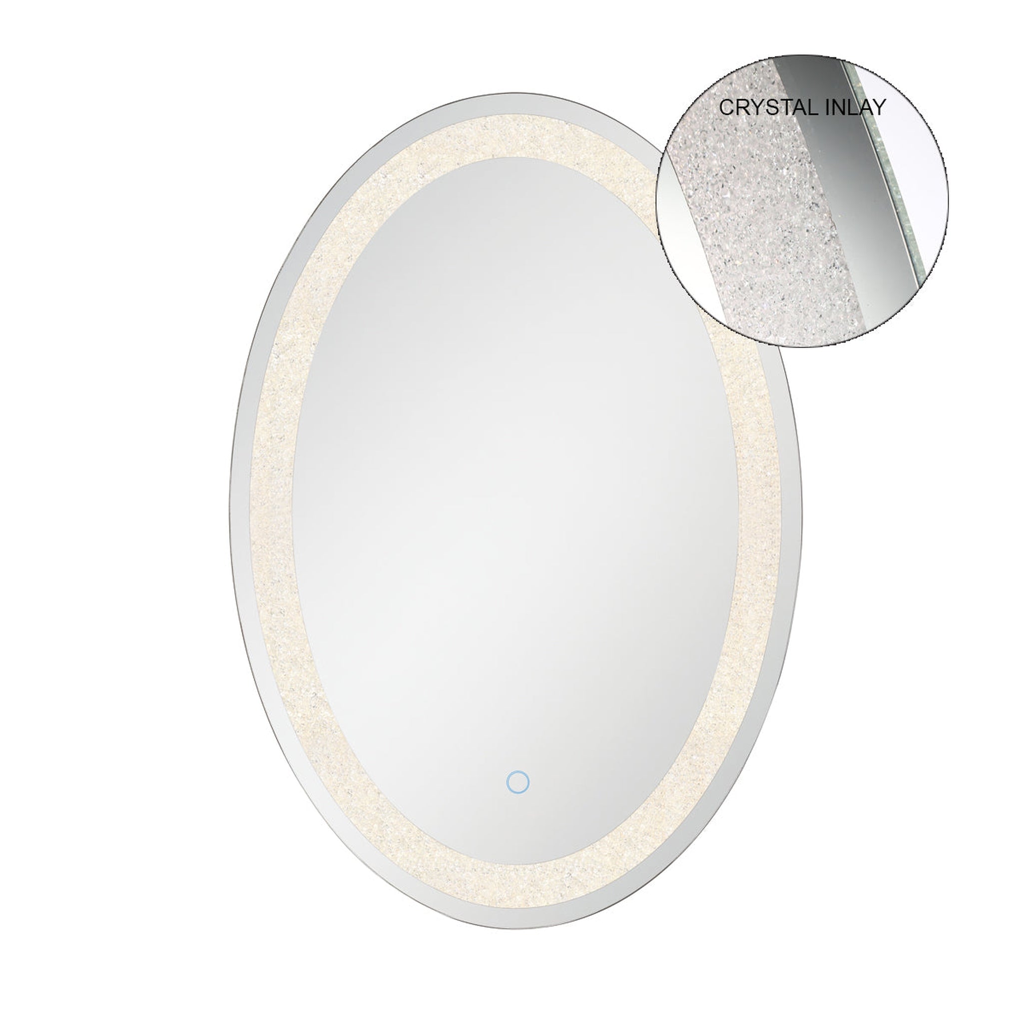 Eurofase Lighting Silvana 22" x 32" Back-Lit Integrated LED Oval Mirro ...