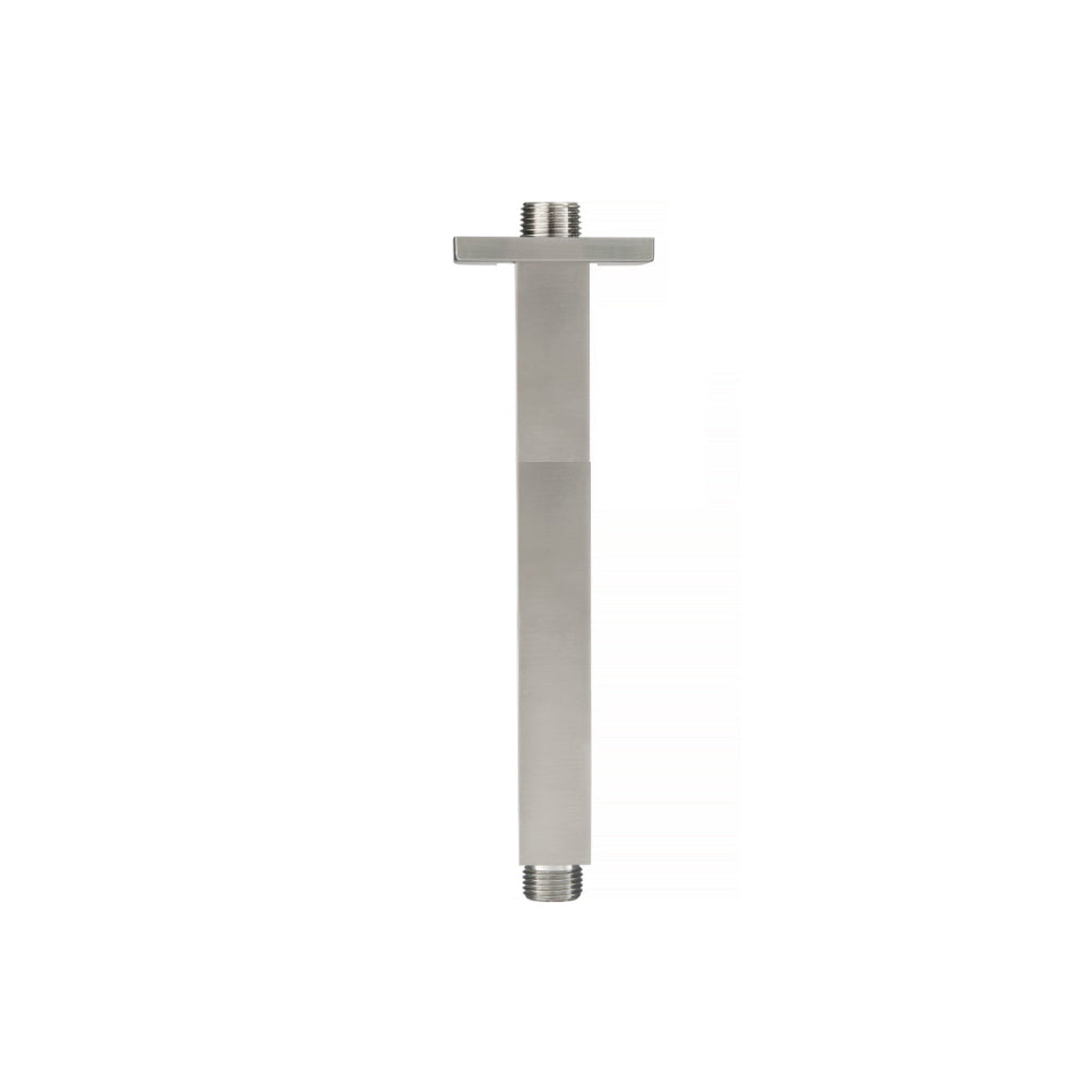 Flusso Faucets Serie 160 8" Brushed Nickel PVD Solid Brass Ceiling-Mou ...