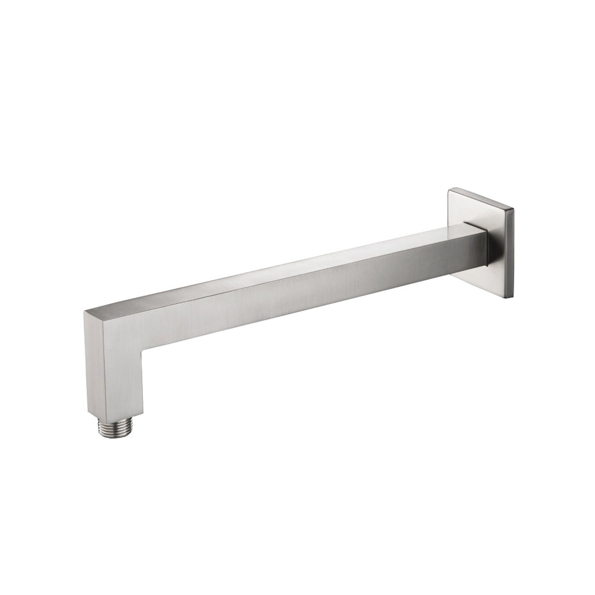 Flusso Faucets Universal Fixtures 12" Brushed Nickel PVD Solid Brass W ...