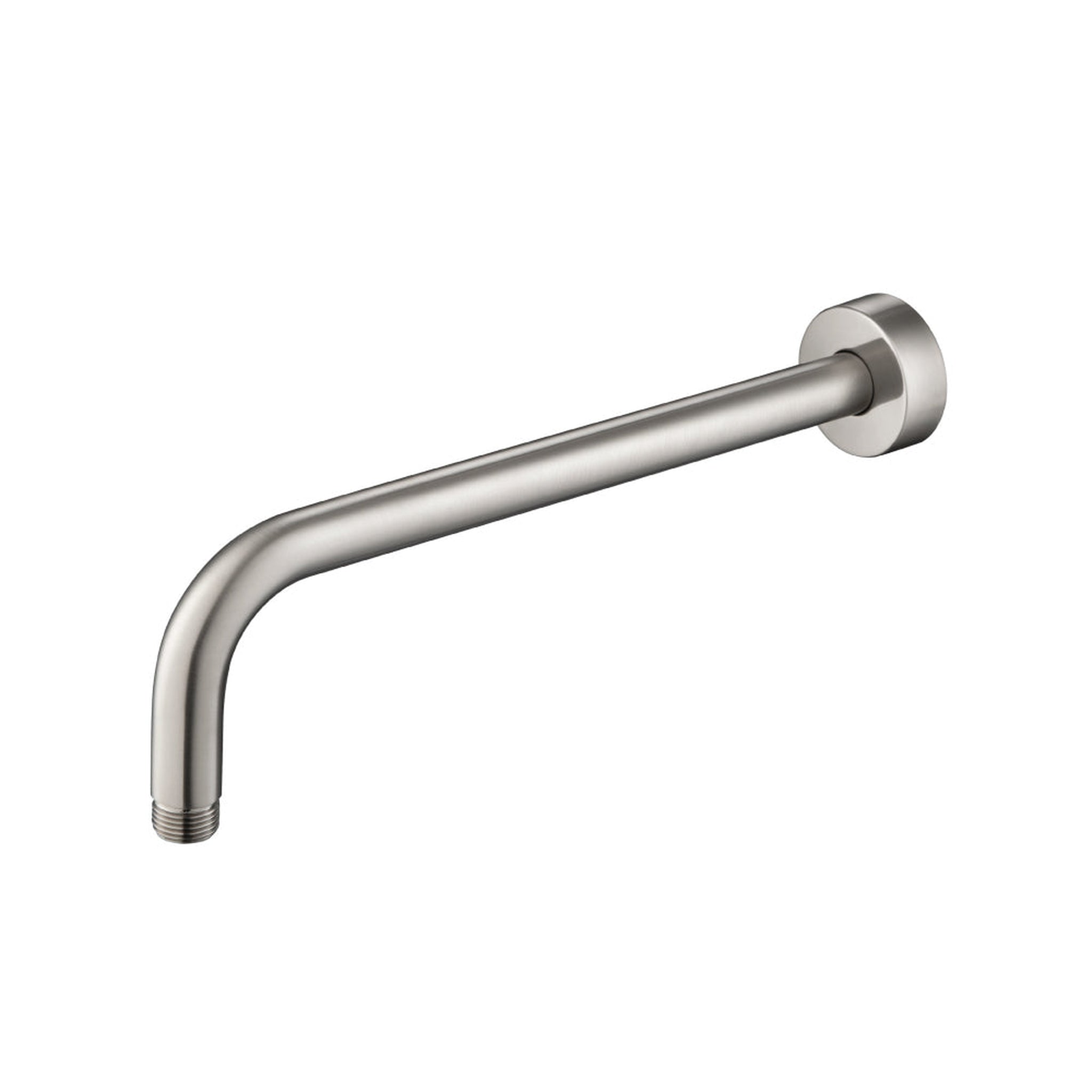 Flusso Faucets Universal Fixtures 12" Brushed Nickel PVD Solid Brass W ...