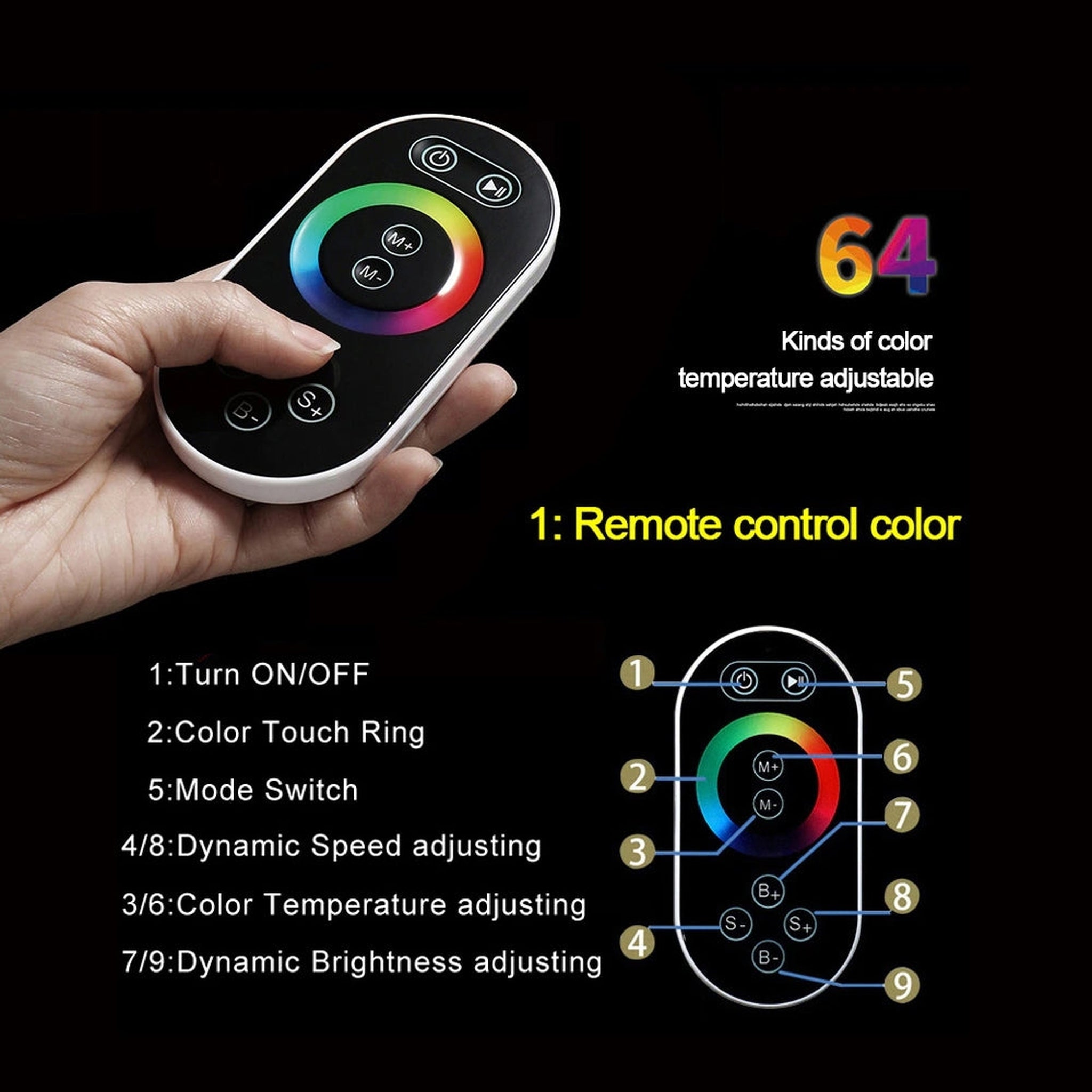 Fontana Fondi Brushed Gold Recessed Ceiling Mounted Remote Controlled ...