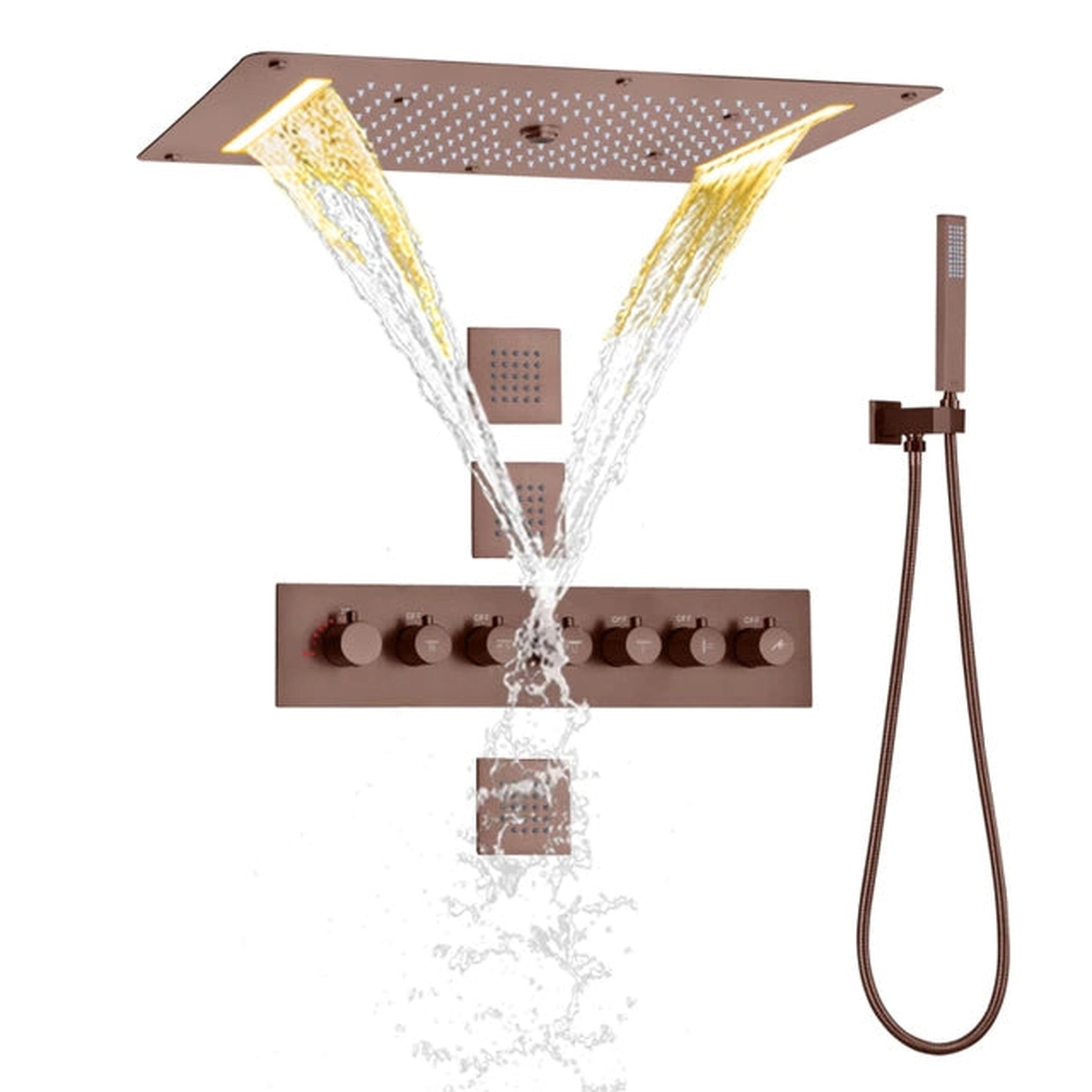 Fontana Massa Light Oil Rubbed Bronze Recessed Ceiling Mounted Thermos ...