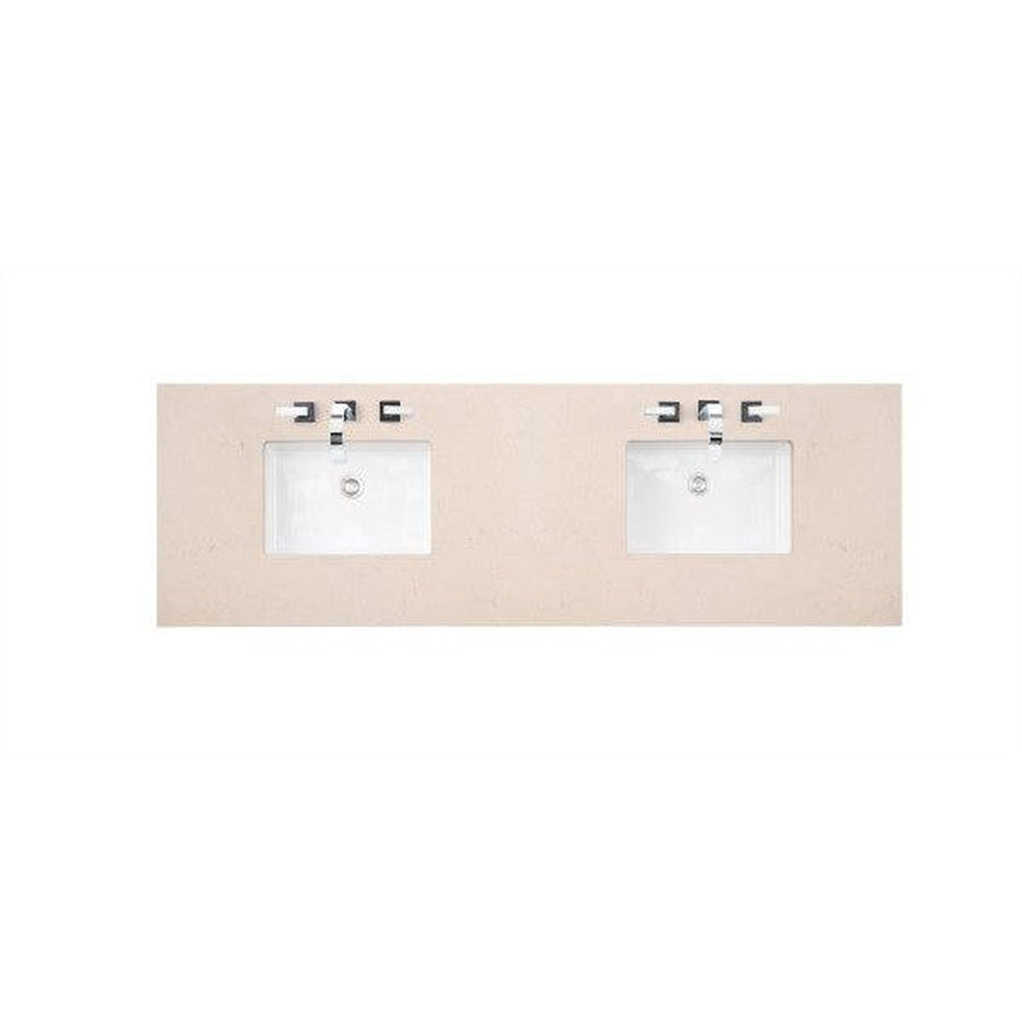 James Martin 72" x 24" Double Eternal Marfil Quartz Bathroom Vanity To – US Bath Store