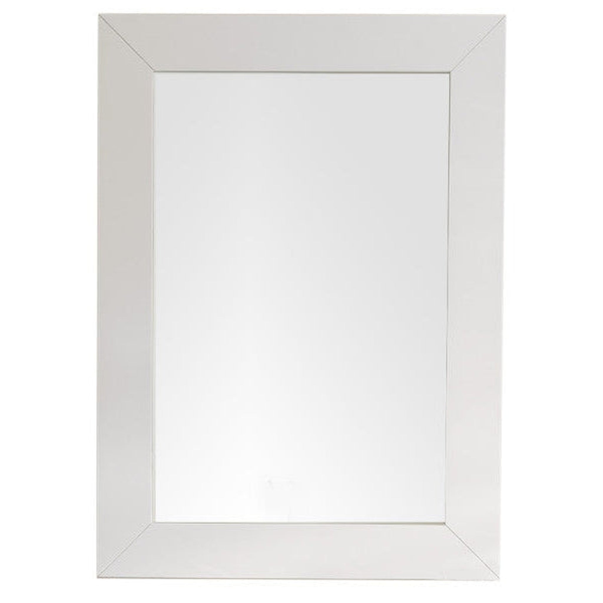 James Martin Weston 29" x 40" Bright White Rectangular Mirror – US Bath ...
