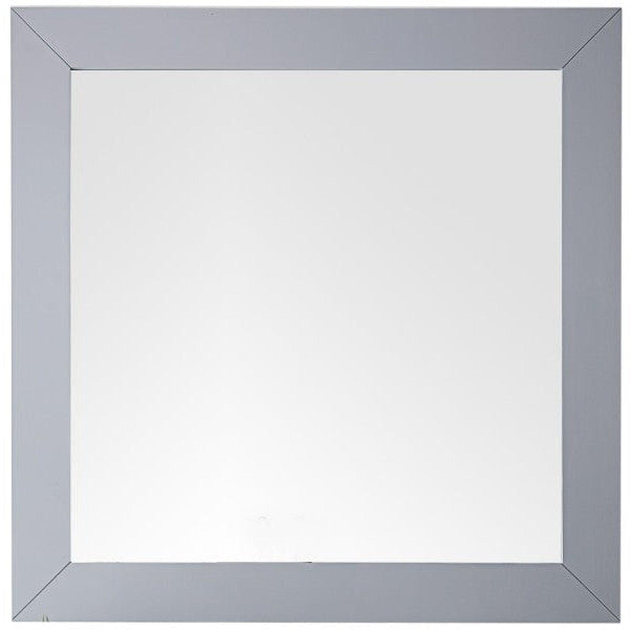 James Martin Weston 40" x 40" Silver Gray Rectangular Mirror – US Bath ...