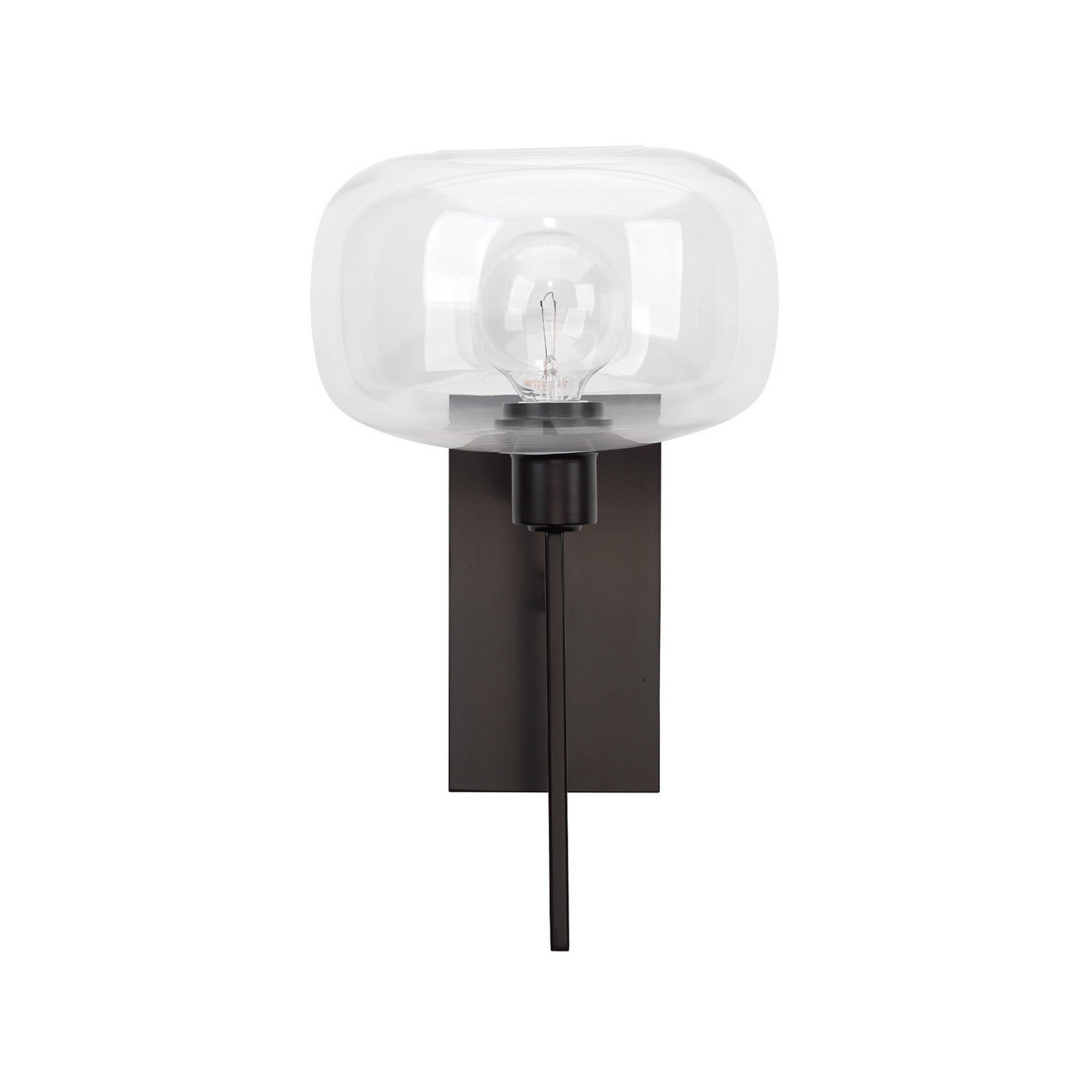 Jamie Young Scando 9" x 14 1-Light Oil Rubbed Bronze Wall Sconce With ...