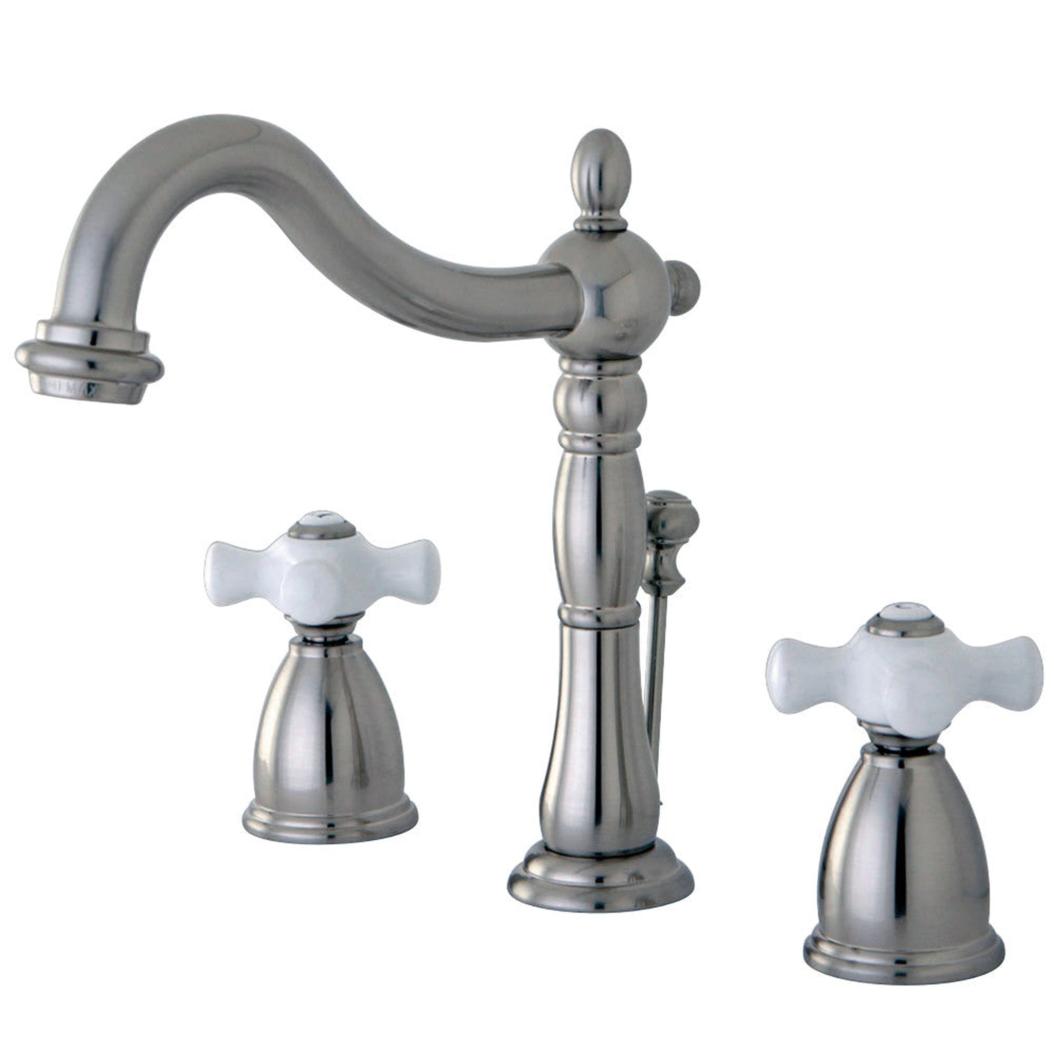 Kingston Brass KB1978PX Heritage Widespread Bathroom Faucet with Plast ...