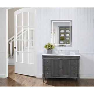 Krugg Reflections Icon 24" x 30" 5000K Rectangular Wall-Mounted Illumi ...