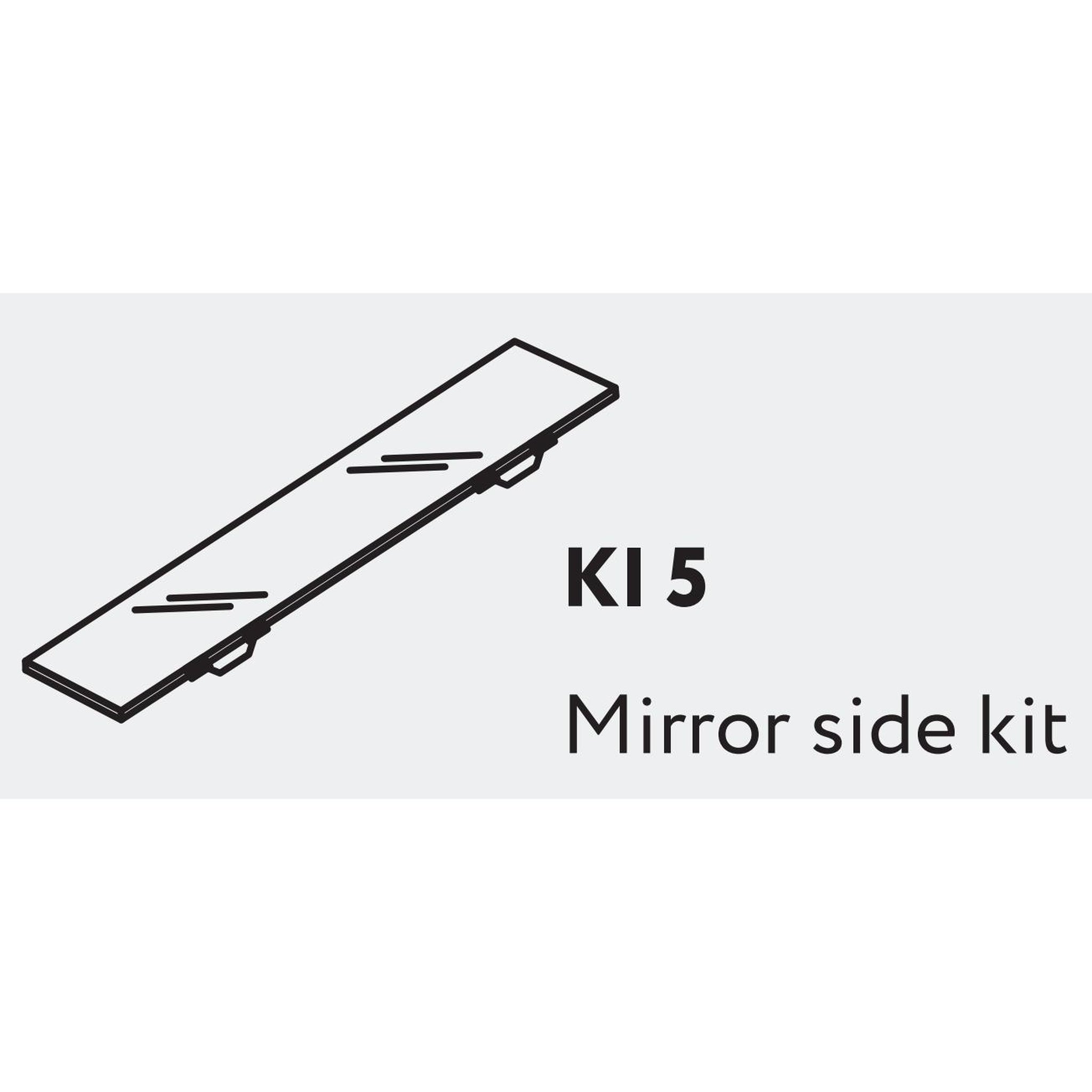 Krugg Reflections Kinetic Bathroom Medicine Mirror Cabinet Side Kit ...
