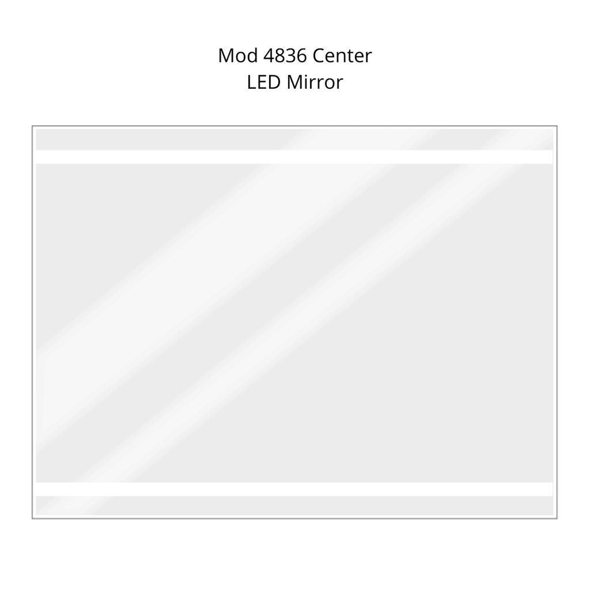 Krugg Reflections Mod 48" x 36" 5000K Rectangular Center Configuration ...