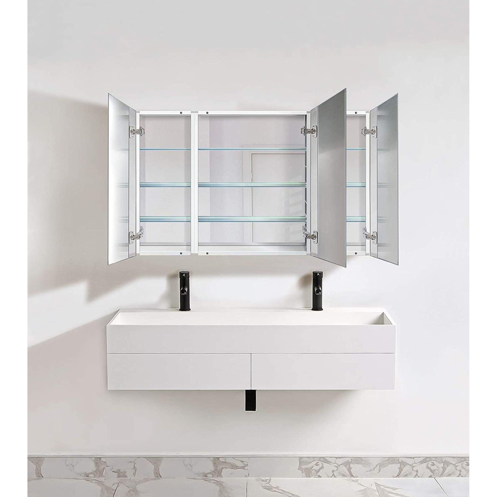 Krugg Reflections Plaza 48" x 30" Tri-View Left-Left-Right Opening Rec ...