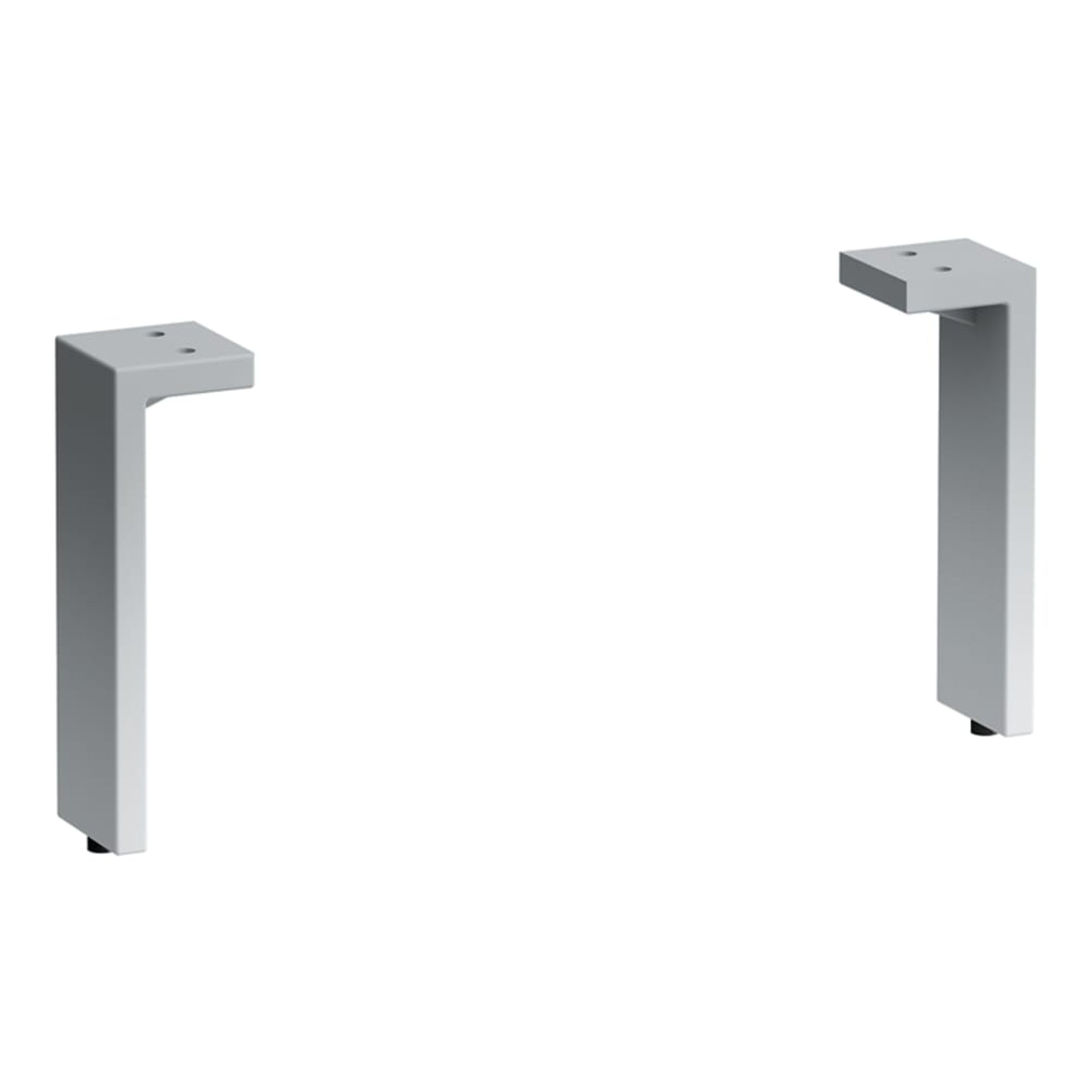Laufen Kartell 2" x 7" 2-Piece Chrome Adjustable Feet for Kartell Vani ...