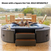 MSpa Wicker Surrounding Units For Hot Tub – US Bath Store