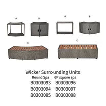 MSpa Wicker Surrounding Units For Hot Tub – US Bath Store