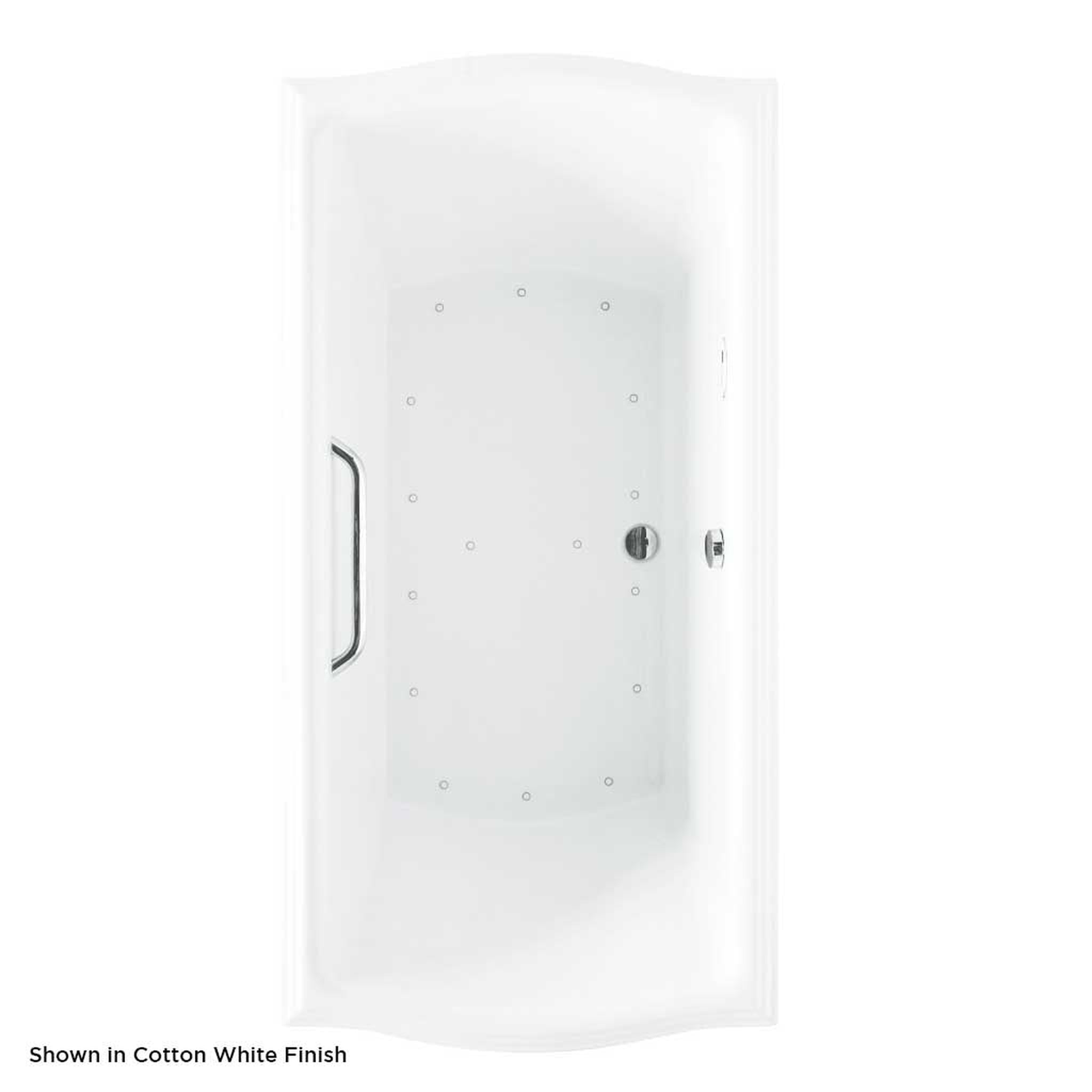 TOTO Clayton Sedona Beige 60" Air Bathtub With Air Jets & LED Lighting ...