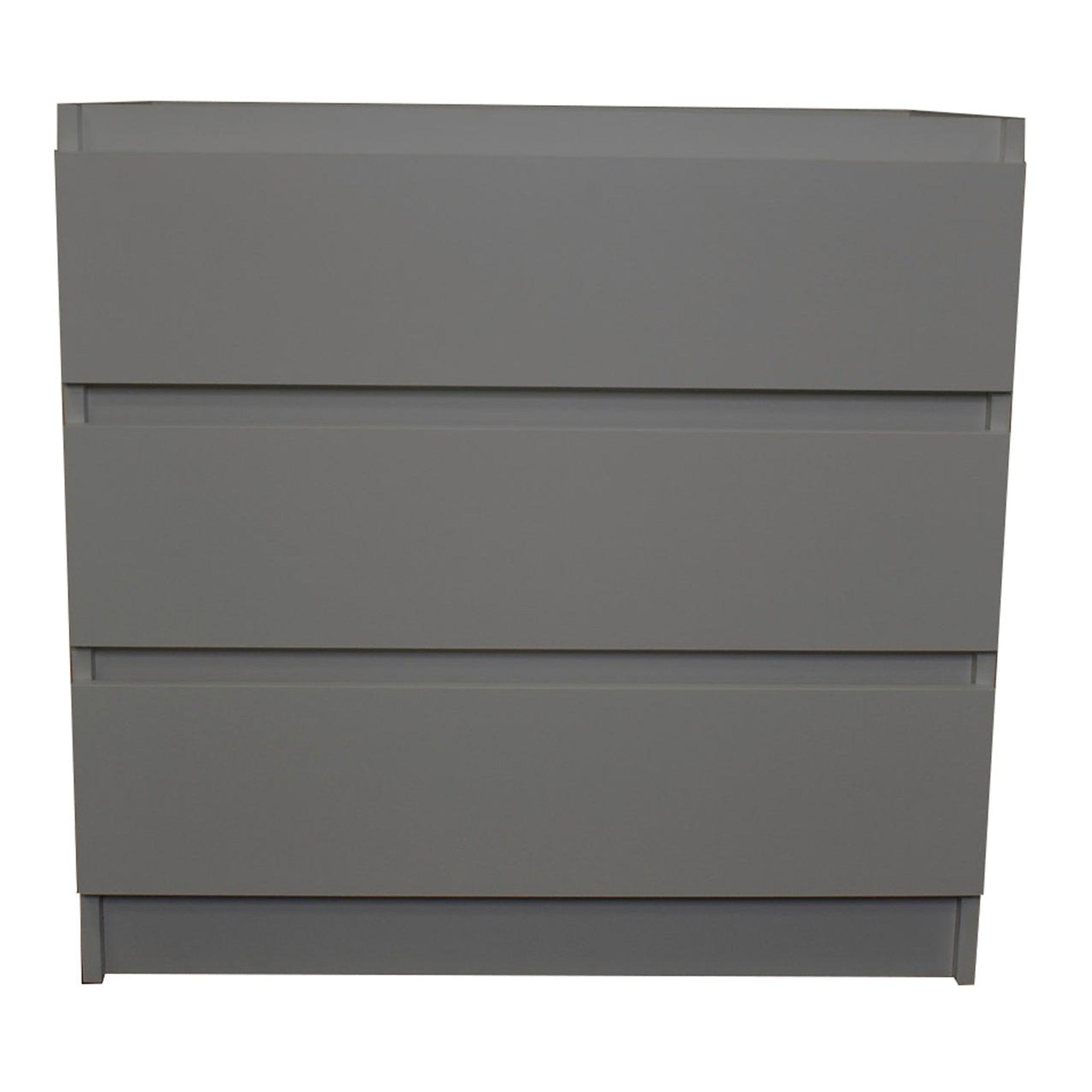 Volpa USA Pepper 36" x 19" Gray Modern Freestanding Bathroom Vanity Wi ...